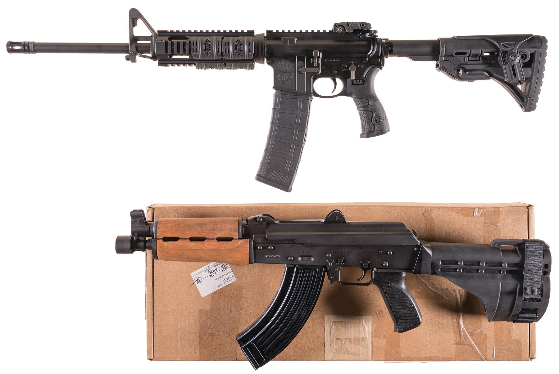 One Semi-Automatic Rifle and One Pistol | Rock Island Auction
