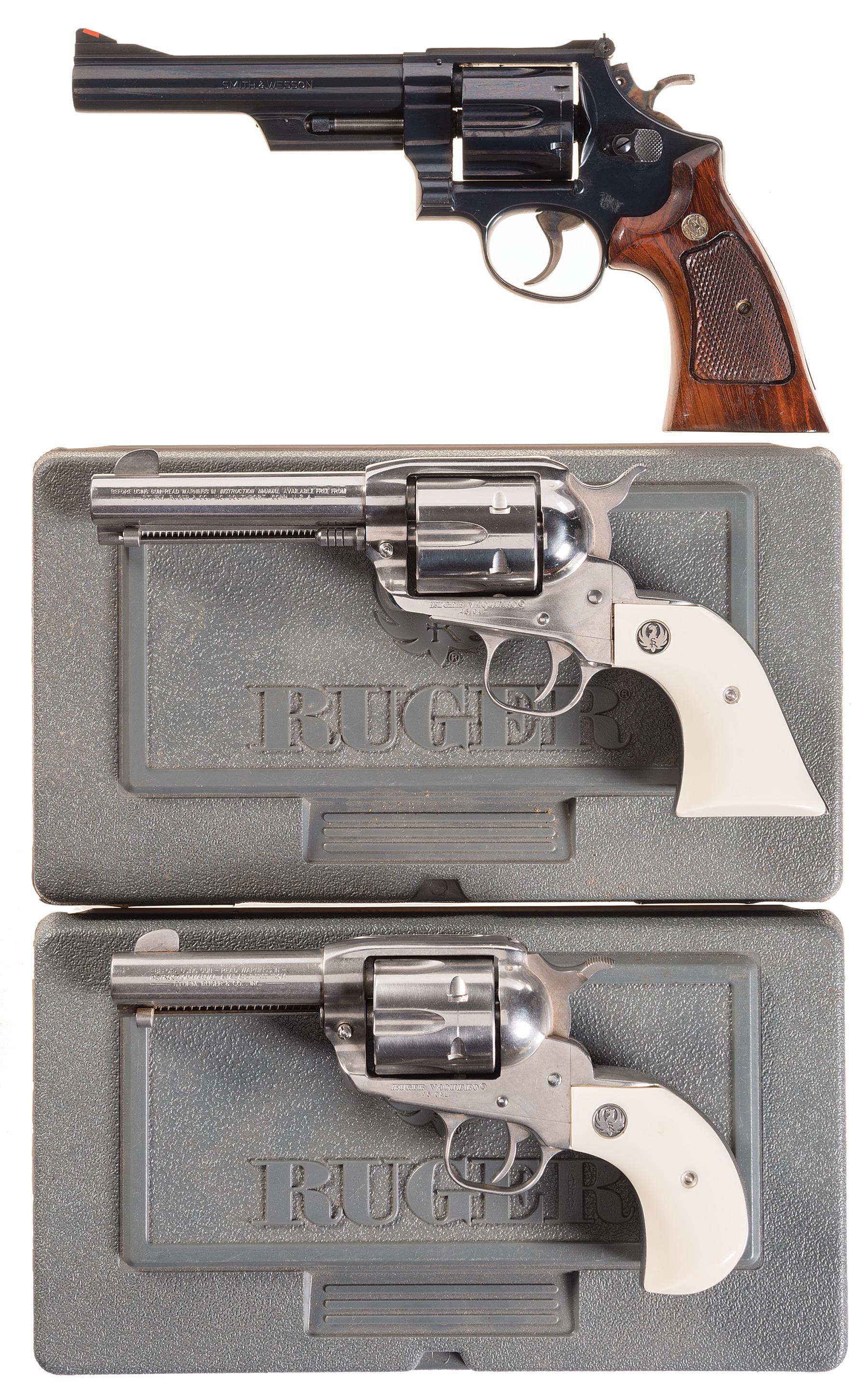 Three Sporting Revolvers | Rock Island Auction