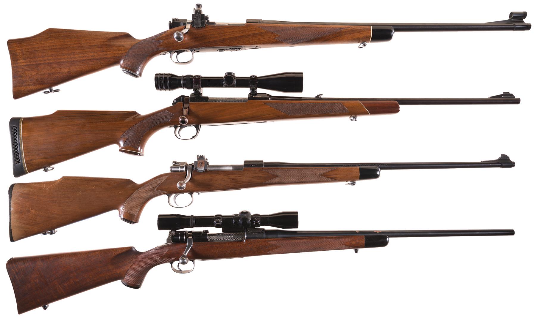 Four Sporting Bolt Action Rifles | Rock Island Auction
