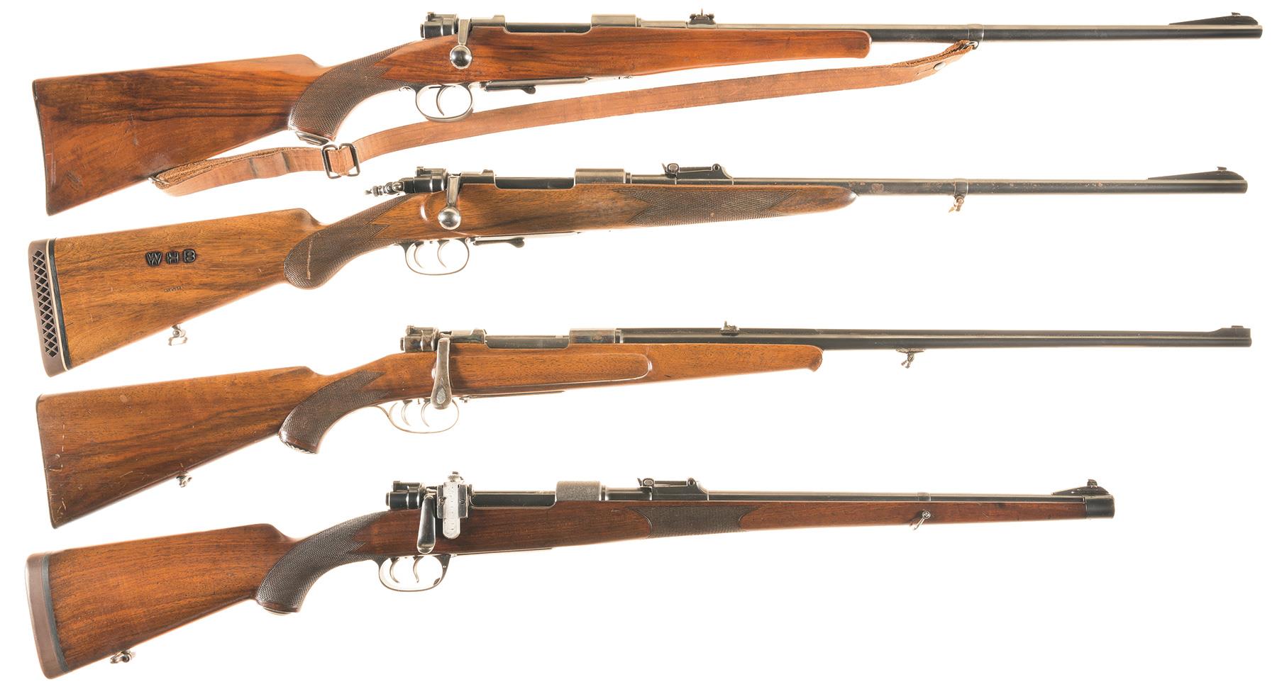 Four European Bolt Action Sporting Rifles | Rock Island Auction