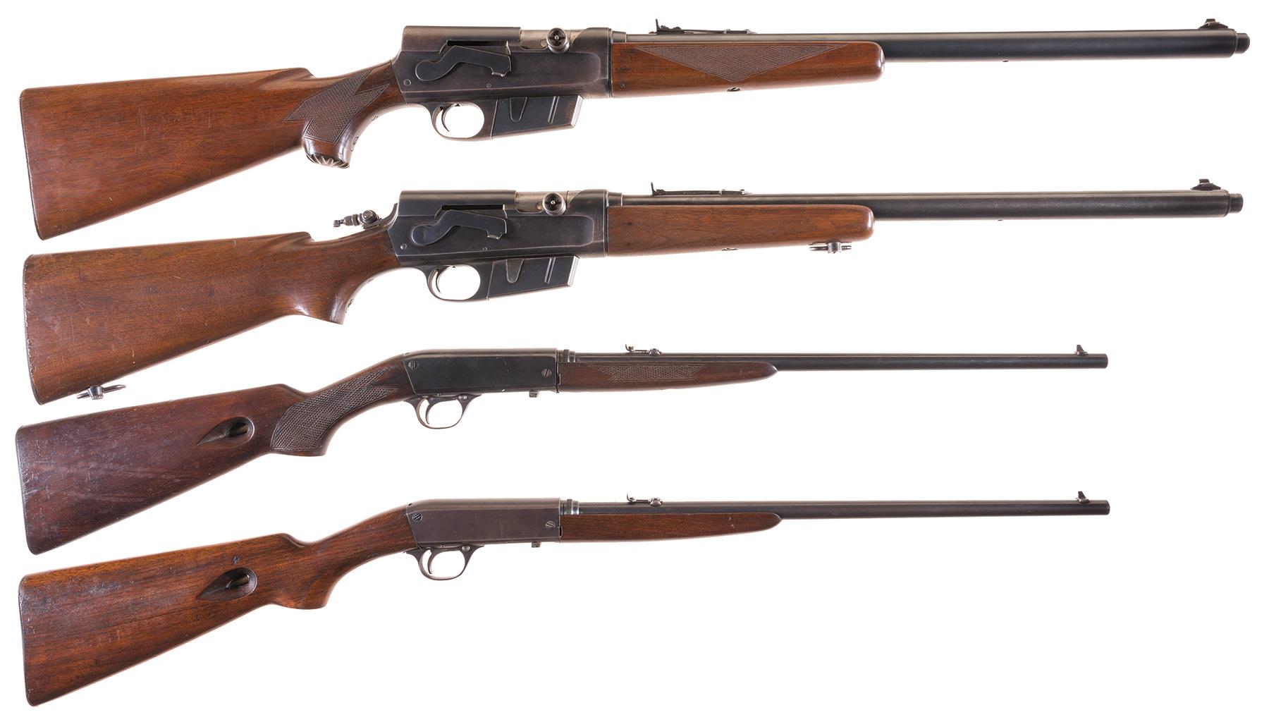Four Remington Semi-Automatic Rifles | Rock Island Auction