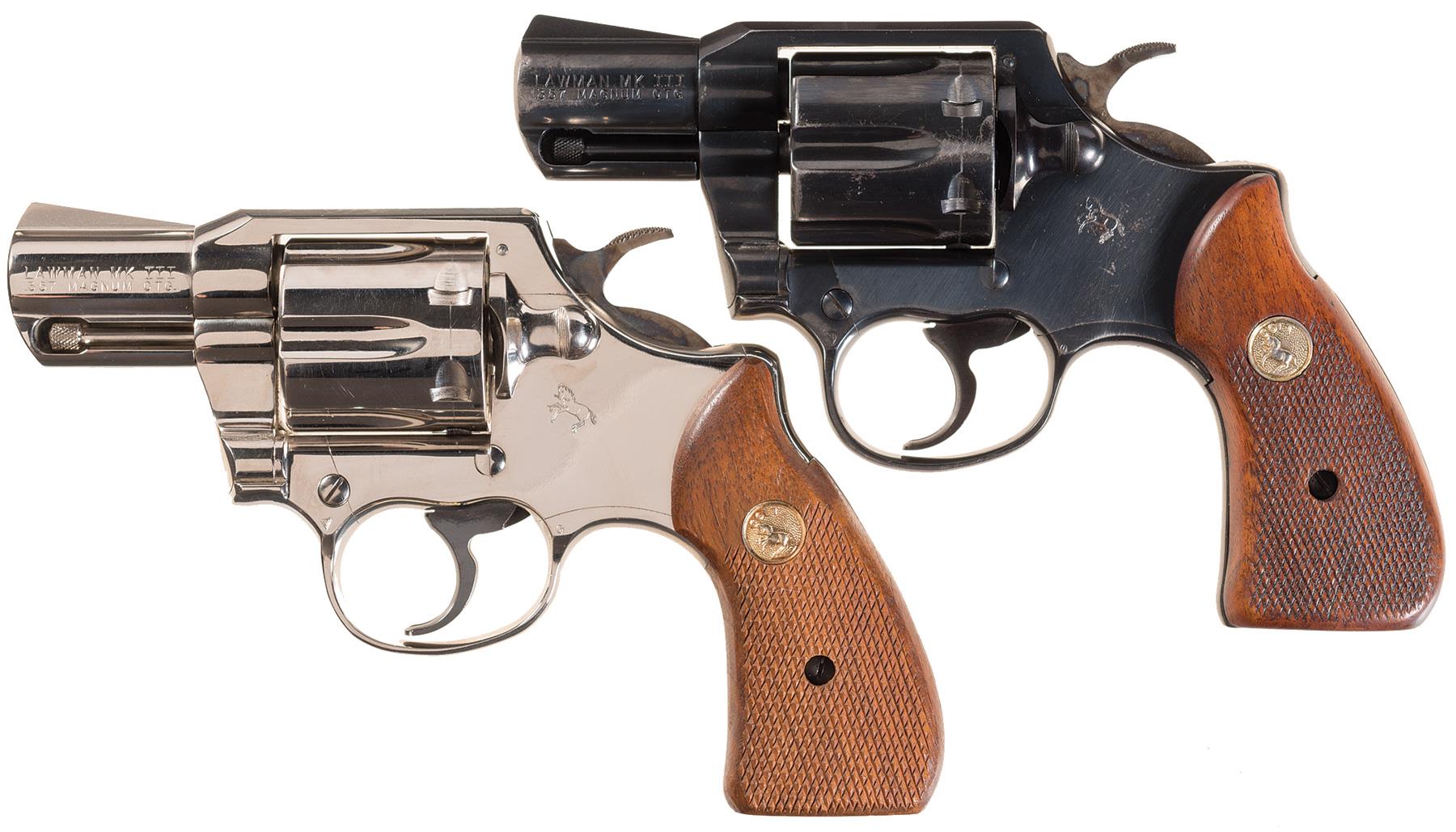 Two Colt Double Action Revolvers | Rock Island Auction