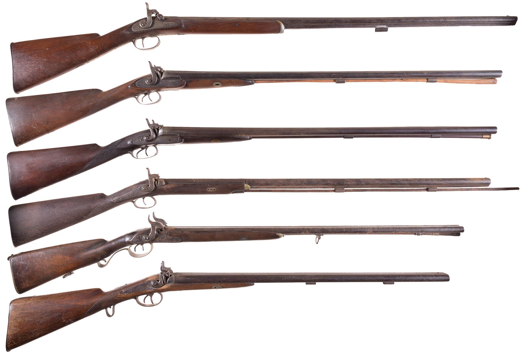 Six Percussion Shotguns | Rock Island Auction