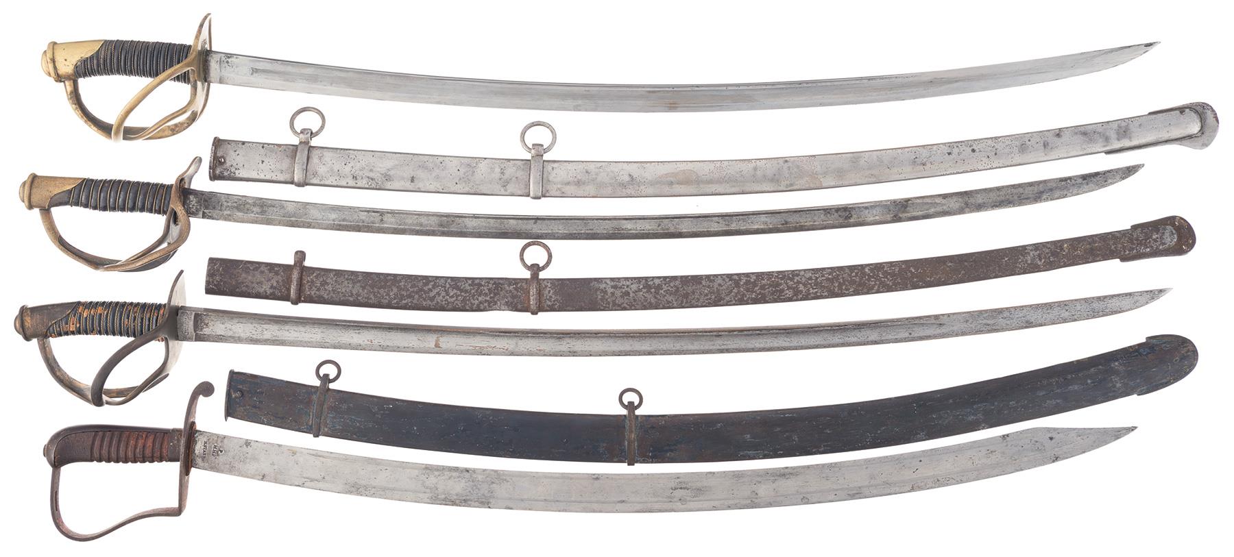 Four American Style Swords | Rock Island Auction