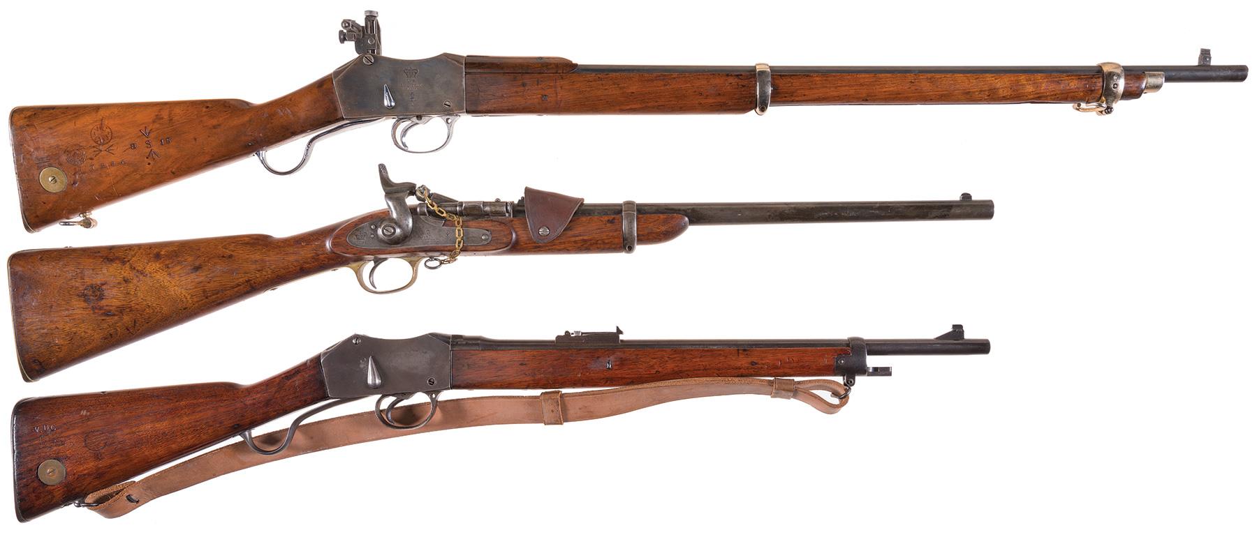 Three British Single Shot Military Long Guns | Rock Island Auction