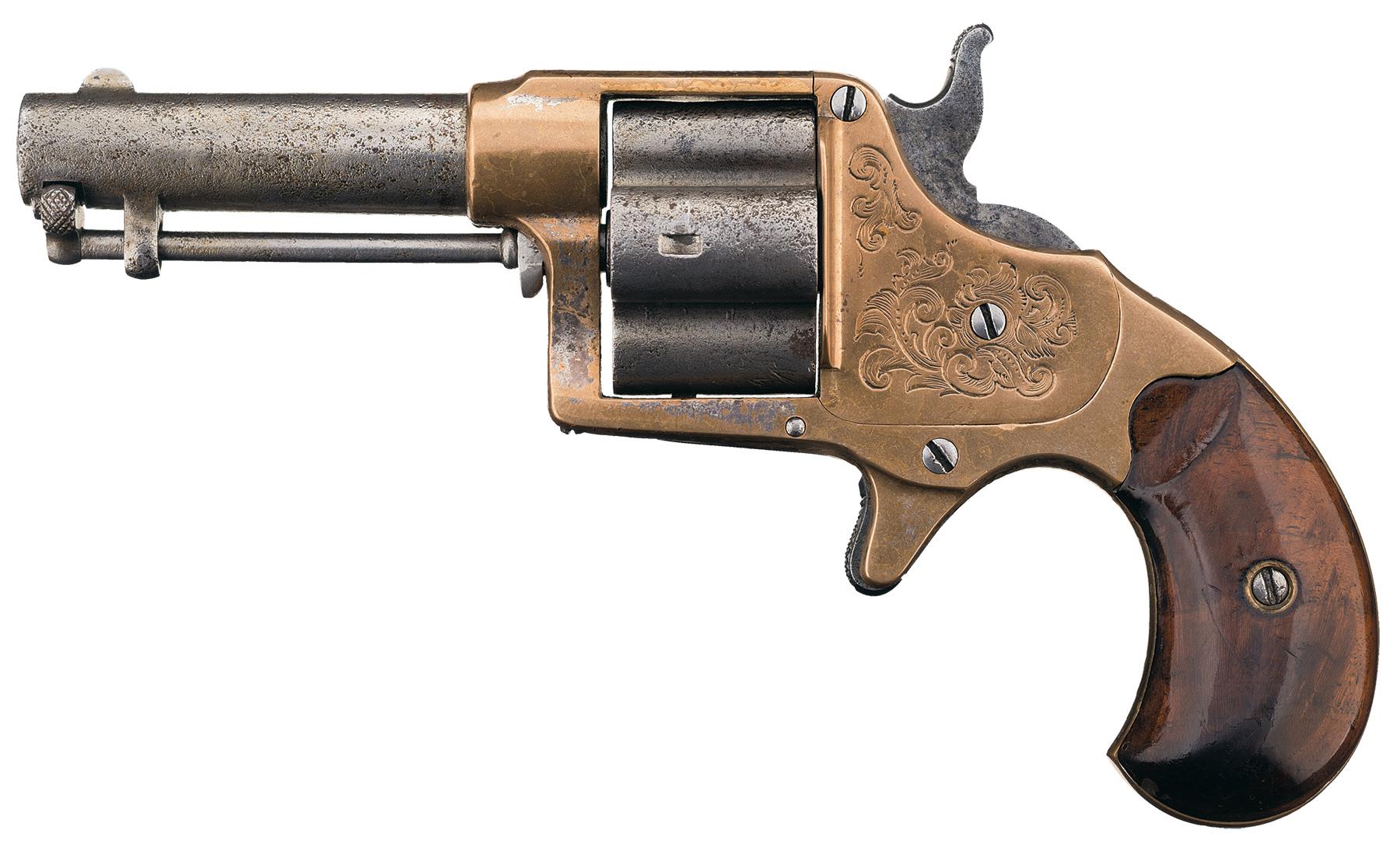 Early Factory Engraved Colt Cloverleaf House Model Revolver | Rock ...