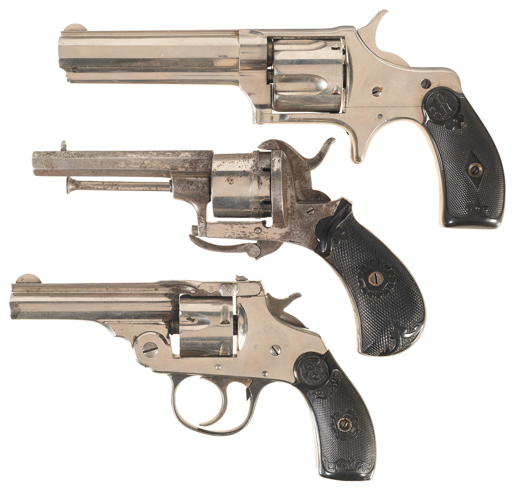 Three Antique Revolvers | Rock Island Auction