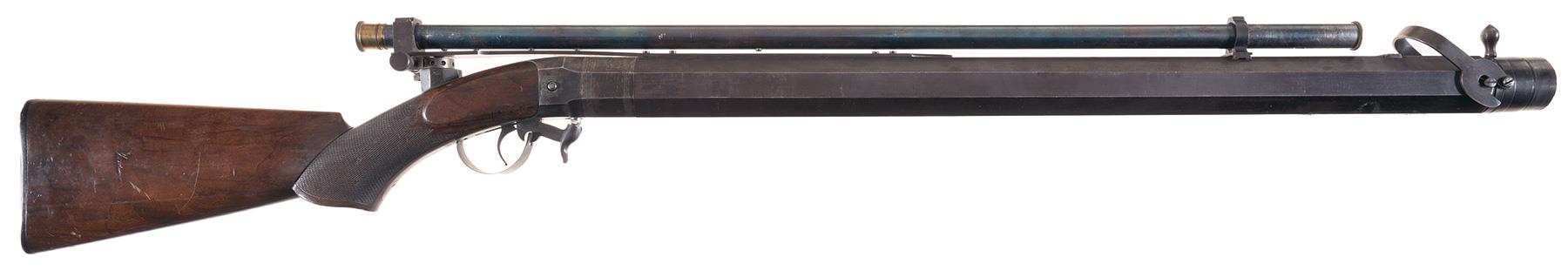 Heavy Barrel Underhammer Percussion Target Rifle with Scope | Rock ...