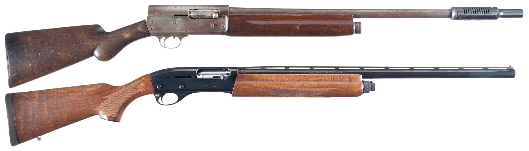 Two Remington Semi-Automatic Shotguns | Rock Island Auction