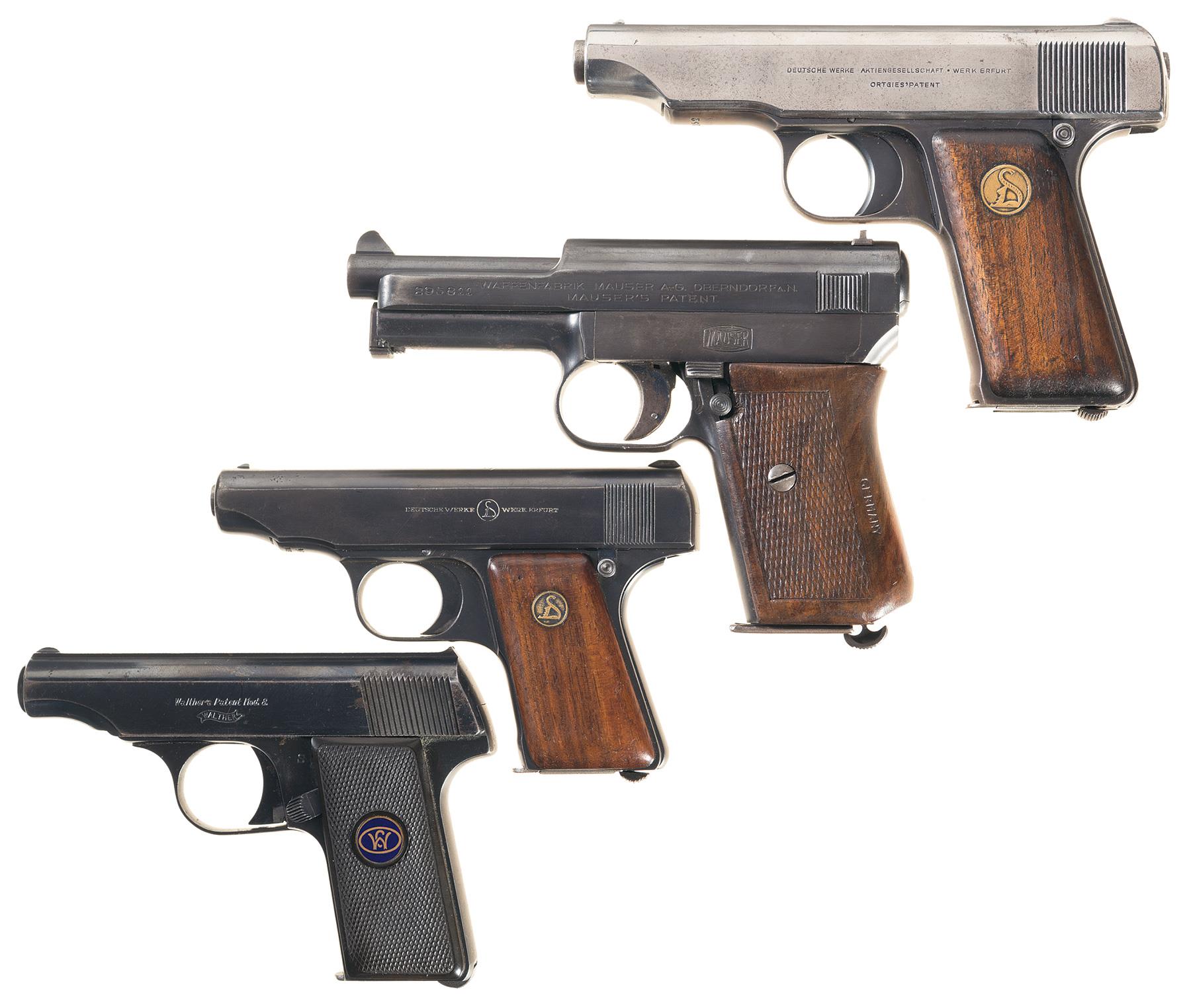 Four German Semi-Automatic Pistols | Rock Island Auction