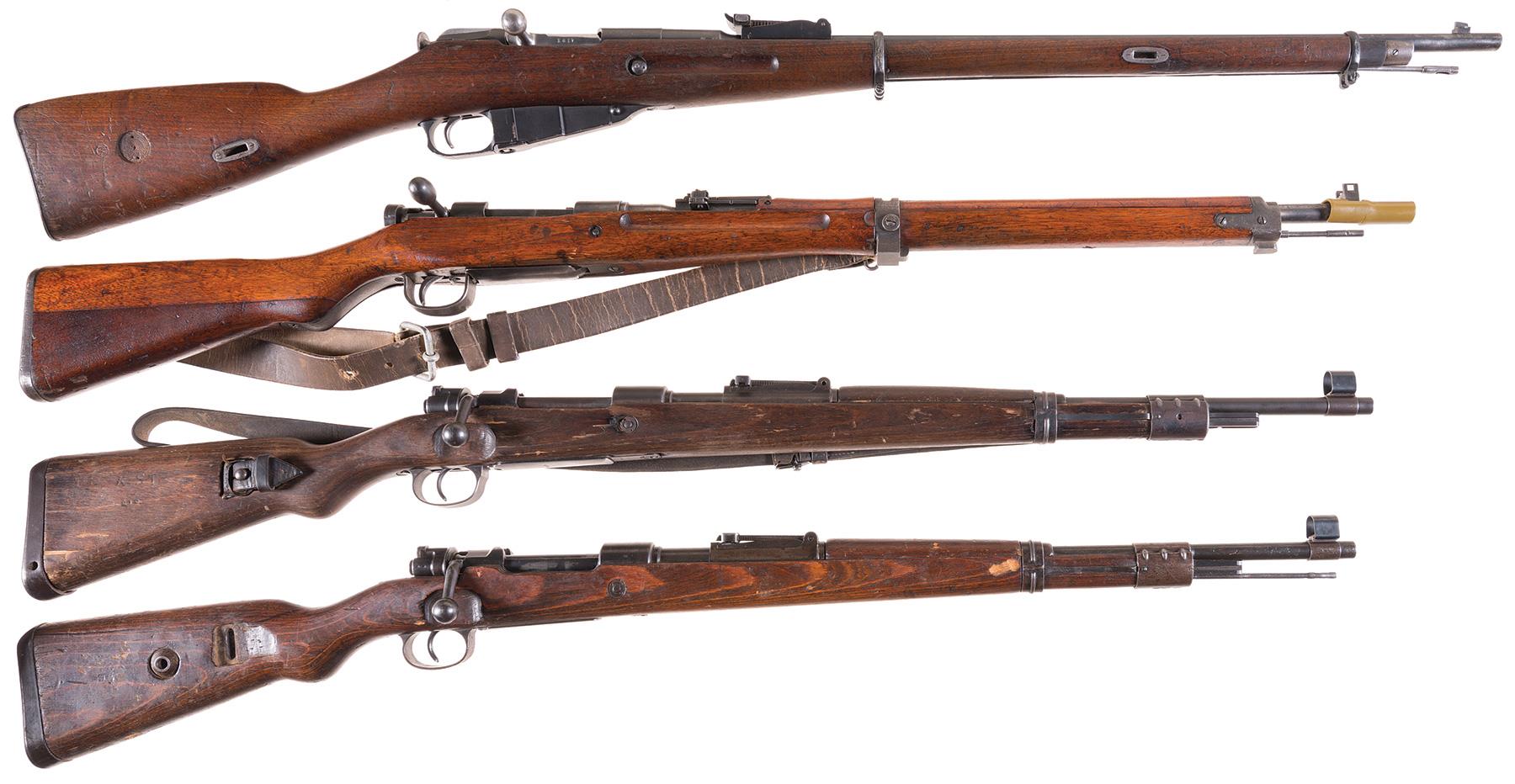 Four Bolt Action Military Long Guns | Rock Island Auction Four Bolt Action Military Long Guns | Rock Island Auction
