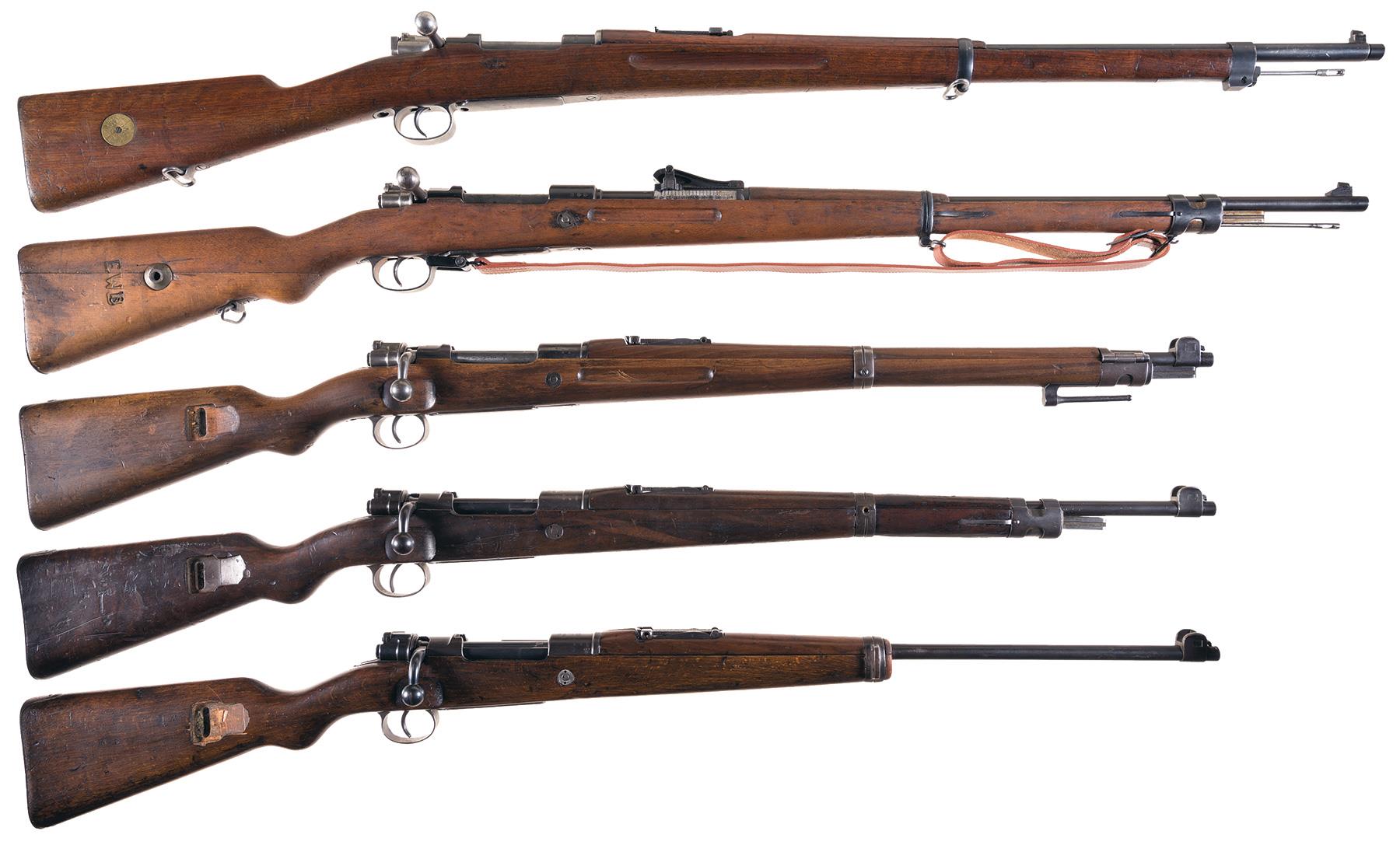 Five European Bolt Action Rifles | Rock Island Auction