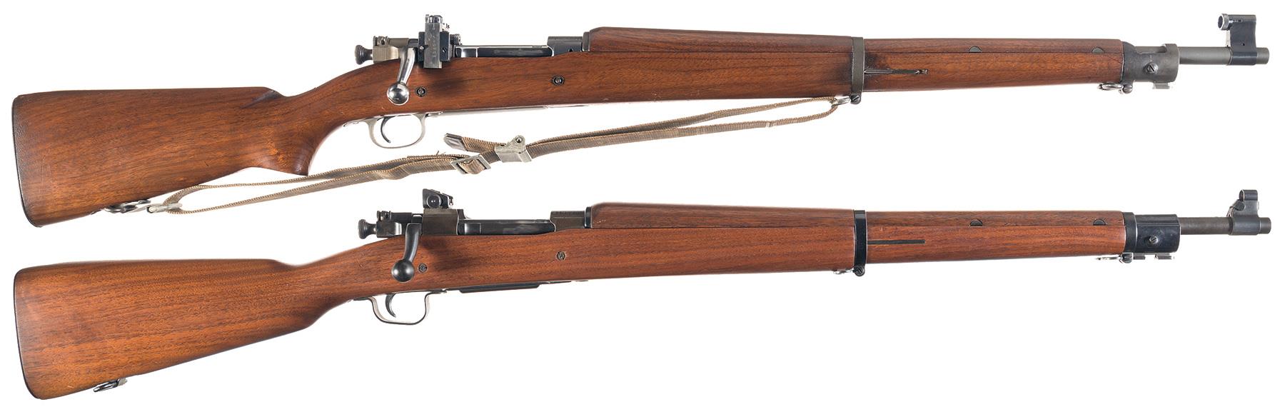 Two U.S. Bolt Action Rifles, Springfield 1903/Remington 03/A3 | Rock ...