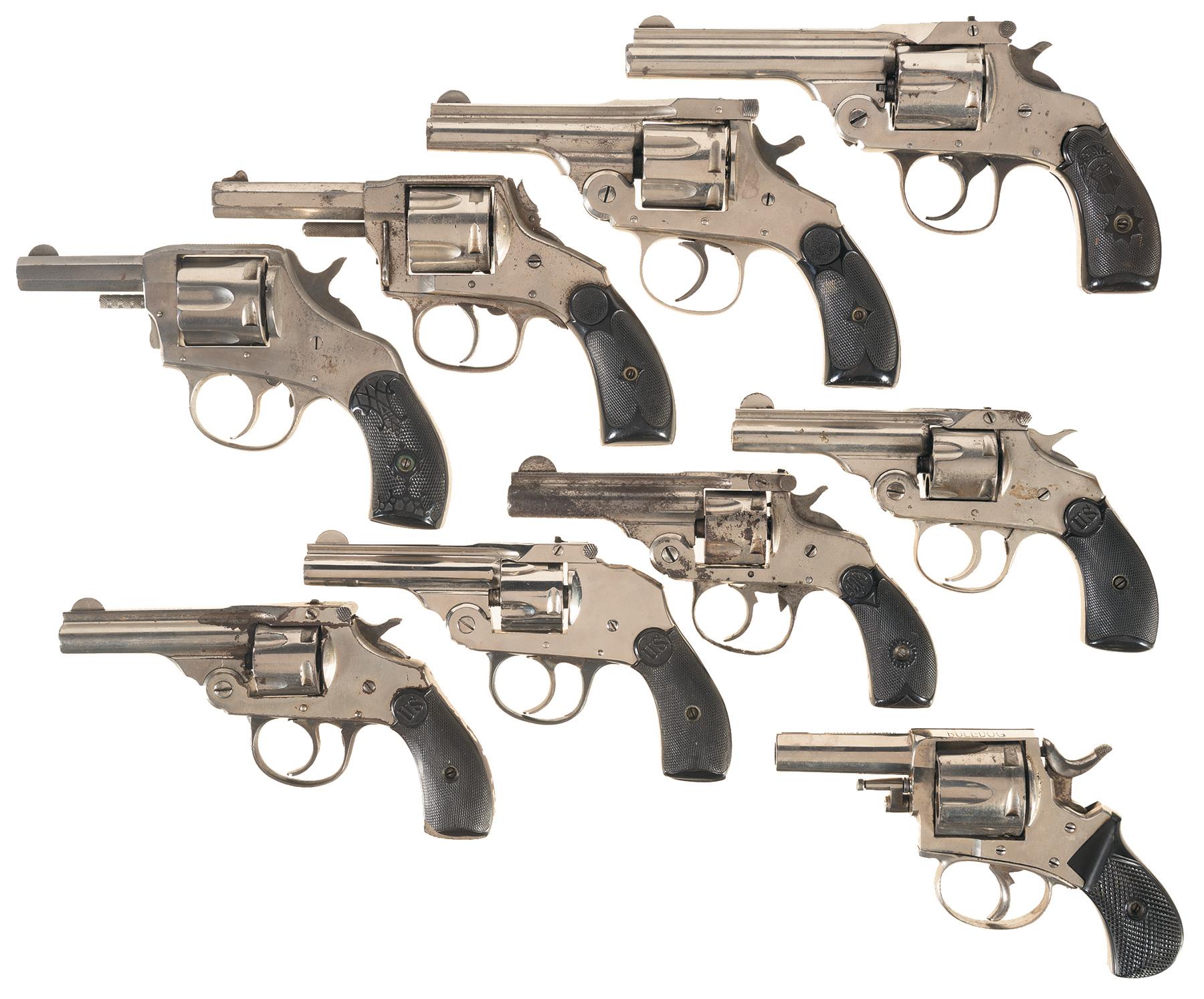 Nine Double Action Revolvers | Rock Island Auction