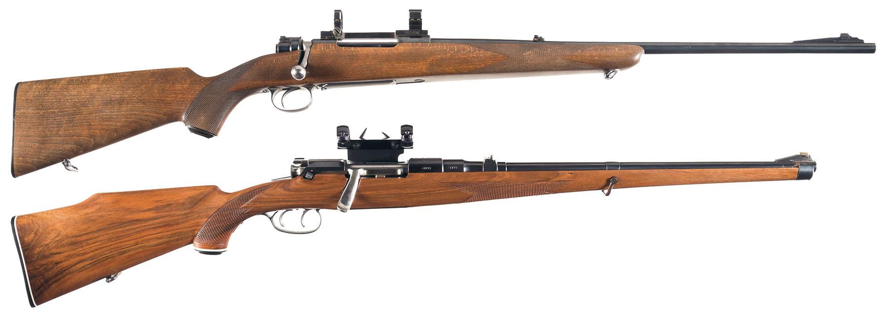 Two European Sporting Bolt Action Rifles | Rock Island Auction