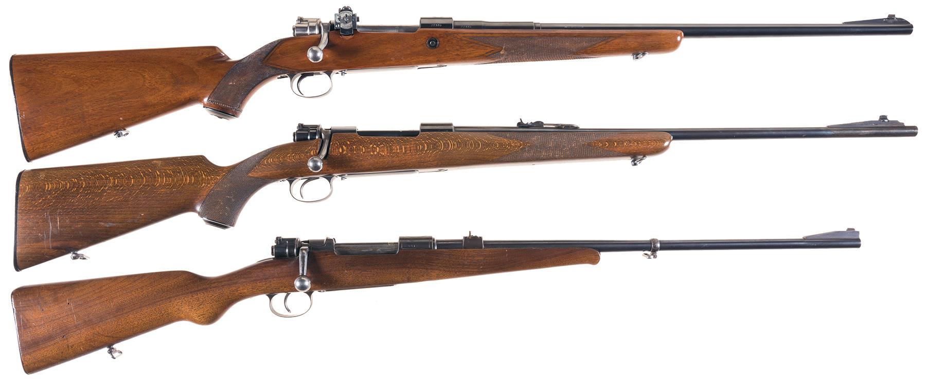 Three European Bolt Action Sporting Rifles | Rock Island Auction