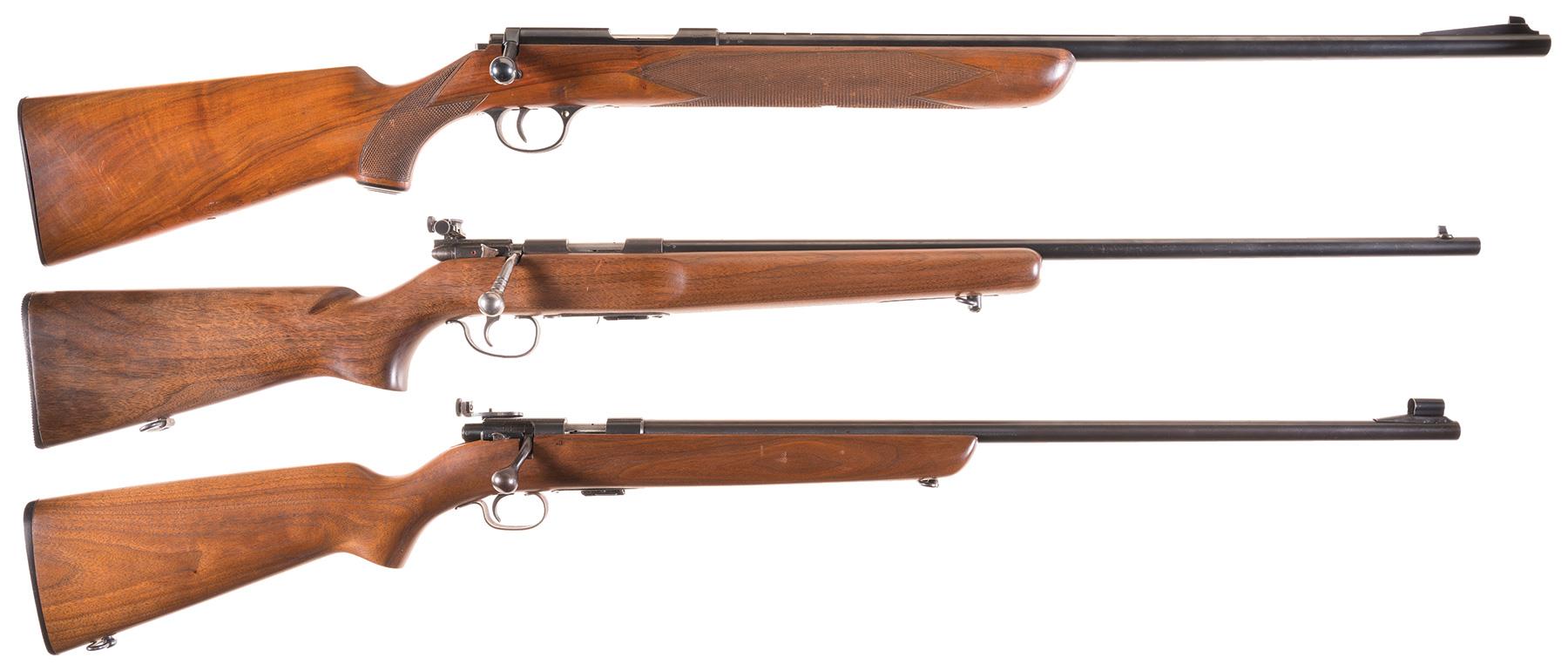 Three Sporting Bolt Action Rifles | Rock Island Auction