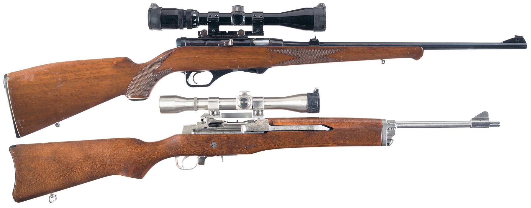 Two Scoped Semi-Automatic Sporting Rifles | Rock Island Auction