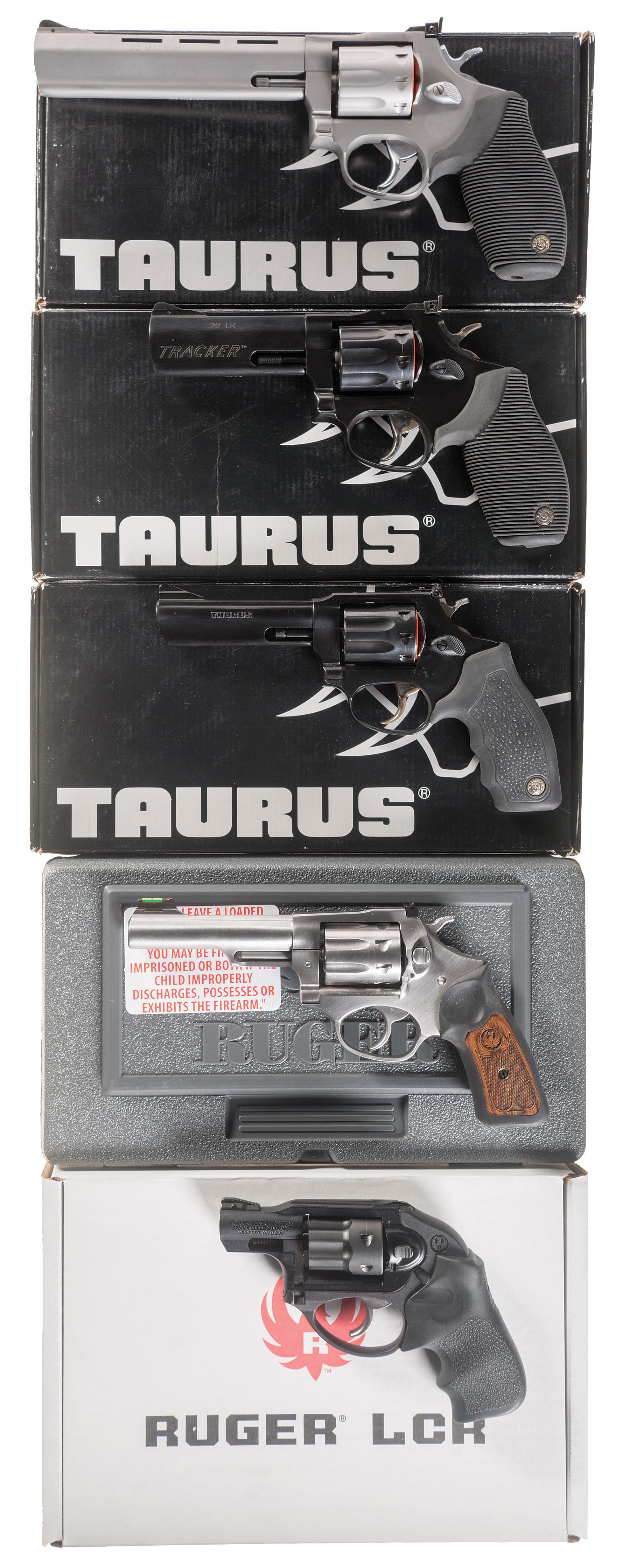 Five Double Action Revolvers | Rock Island Auction