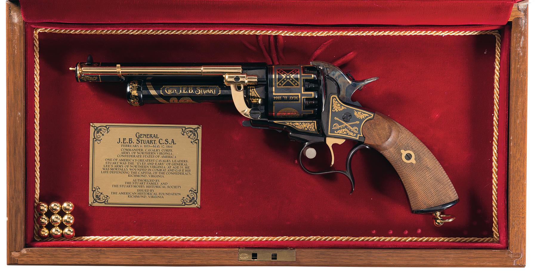 Cased American Historical Foundation Jeb Stuart LeMat Revolver | Rock ...