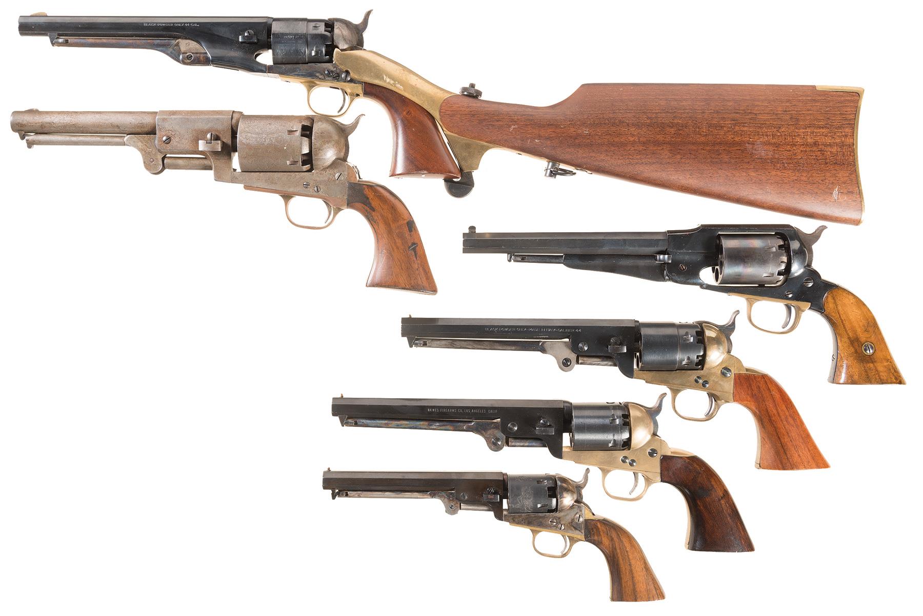 Six Modern Percussion Revolvers | Rock Island Auction
