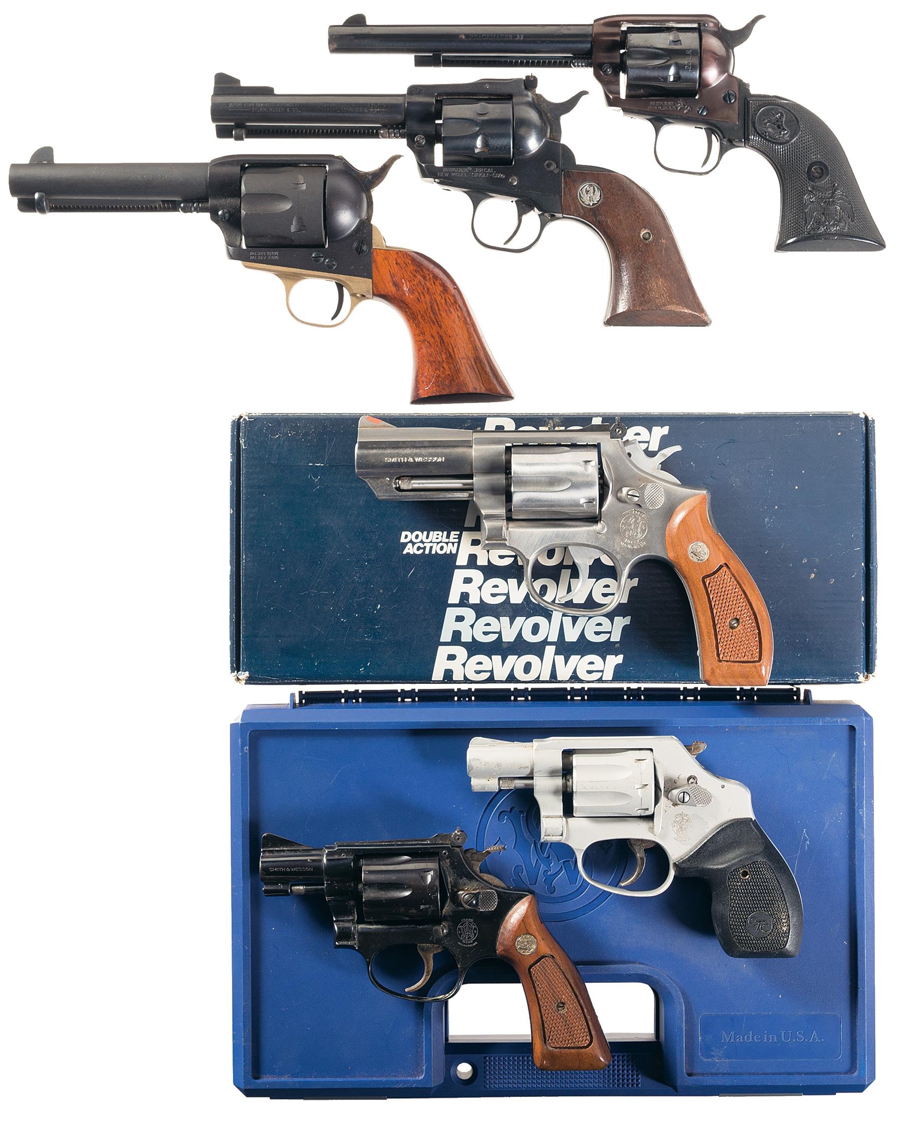 Six Revolvers | Rock Island Auction