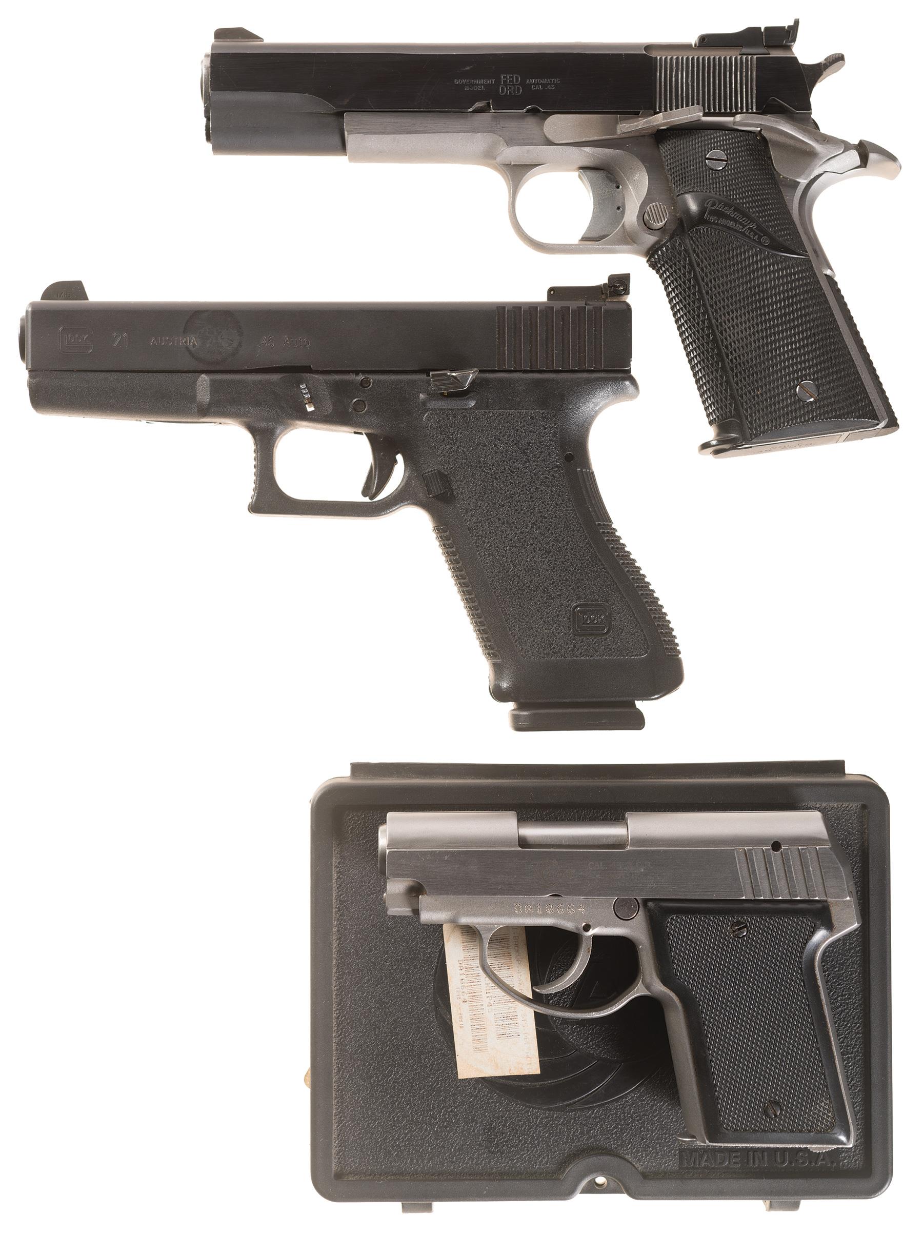 Three .45 ACP Semi-Automatic Pistols | Rock Island Auction