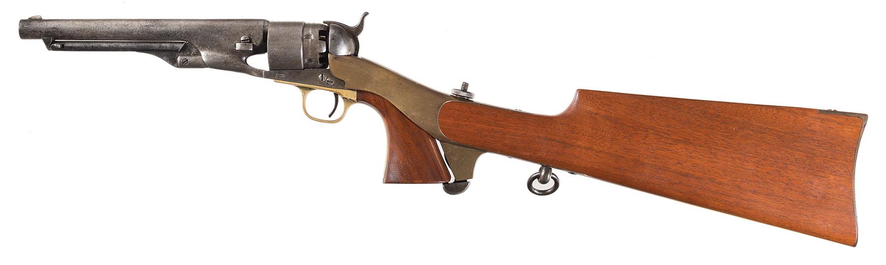 Colt Model 1860 Army Revolver with Shoulder Stock | Rock Island Auction