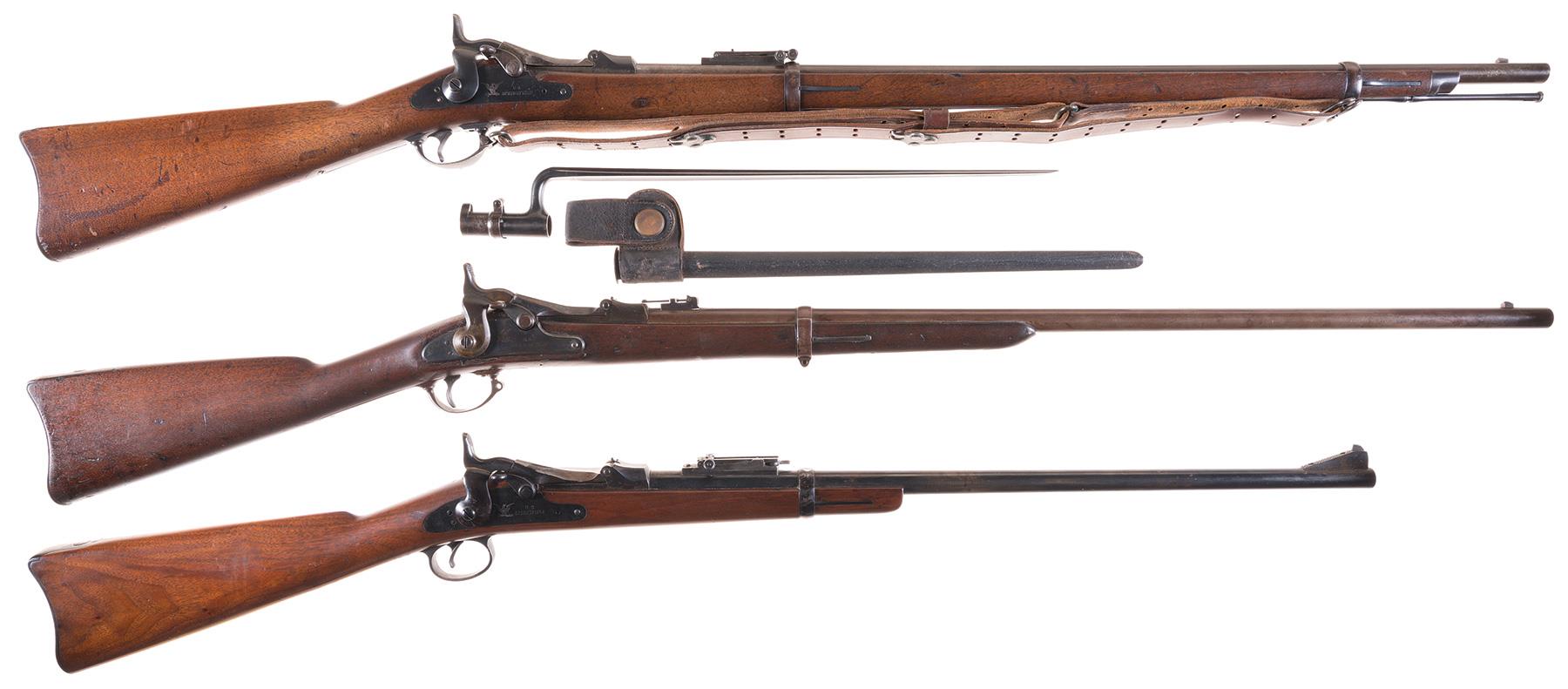 Three U.S. Springfield Trapdoor Rifles | Rock Island Auction