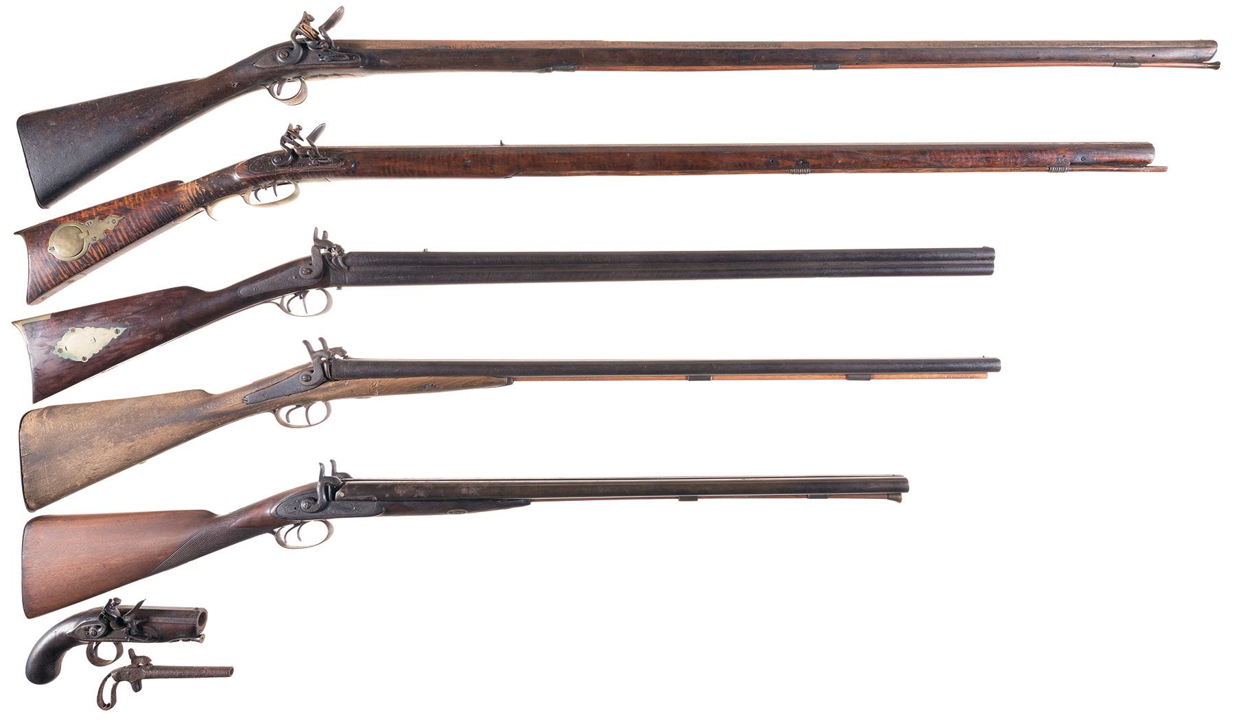 Seven Muzzle Loading Firearms | Rock Island Auction
