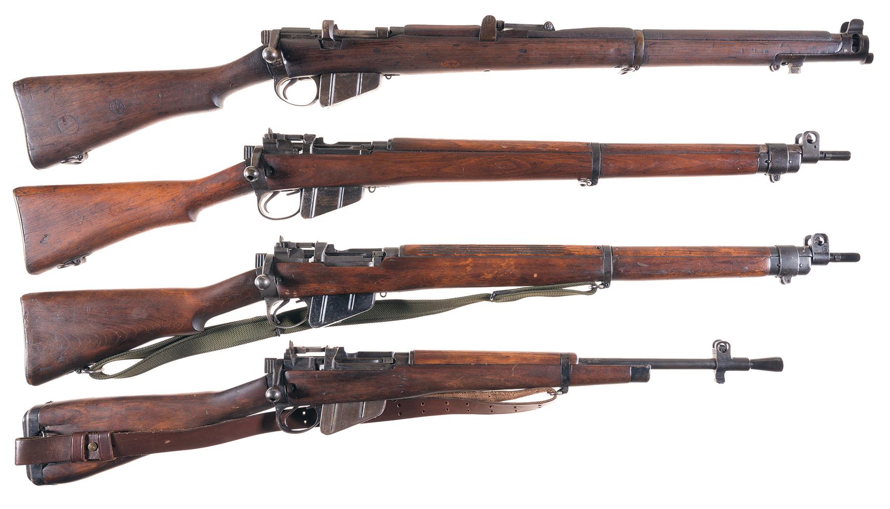 Four Bolt Action British Military Rifles | Rock Island Auction