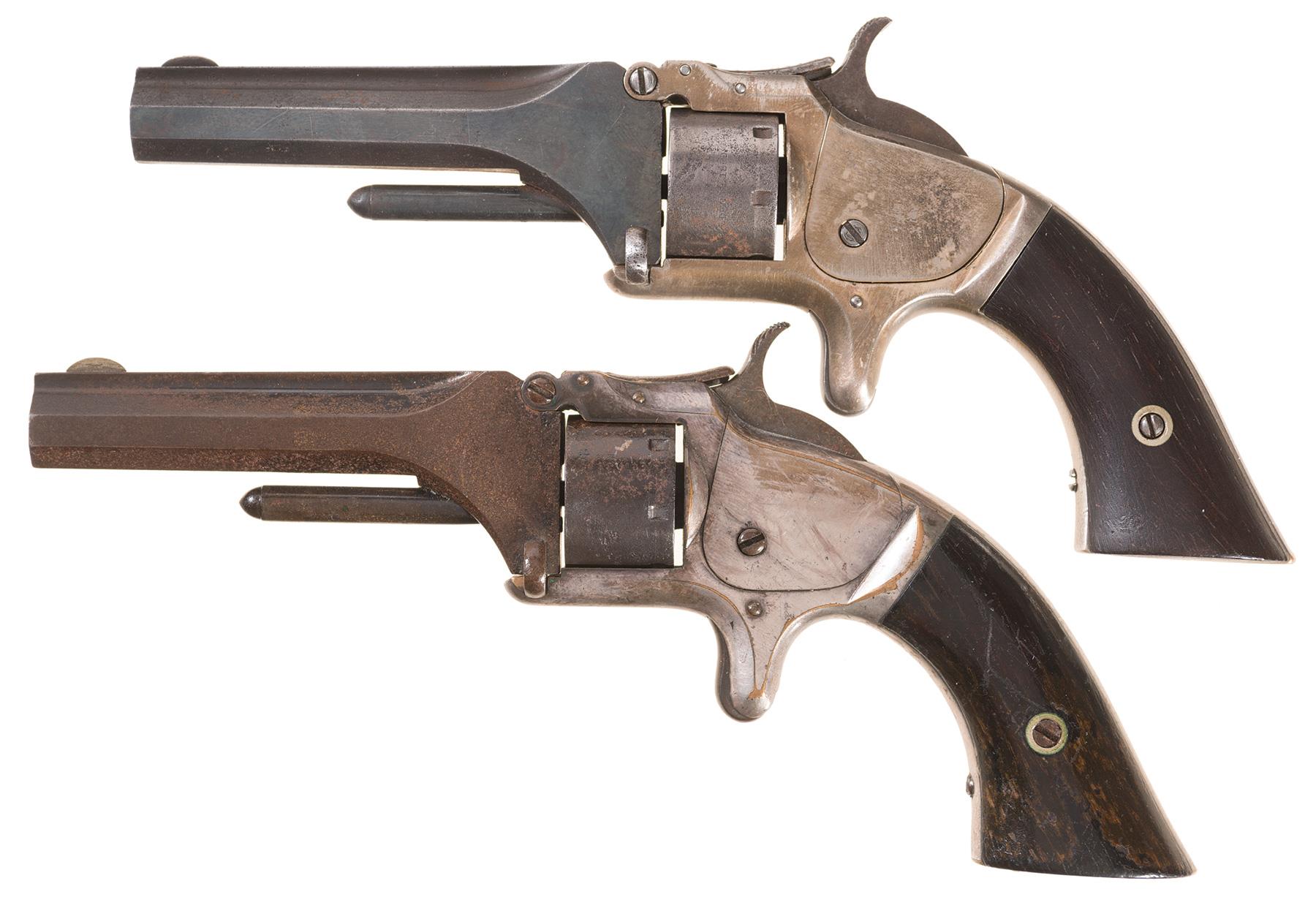 Two Smith & Wesson Antique Tip-Up Revolvers | Rock Island Auction