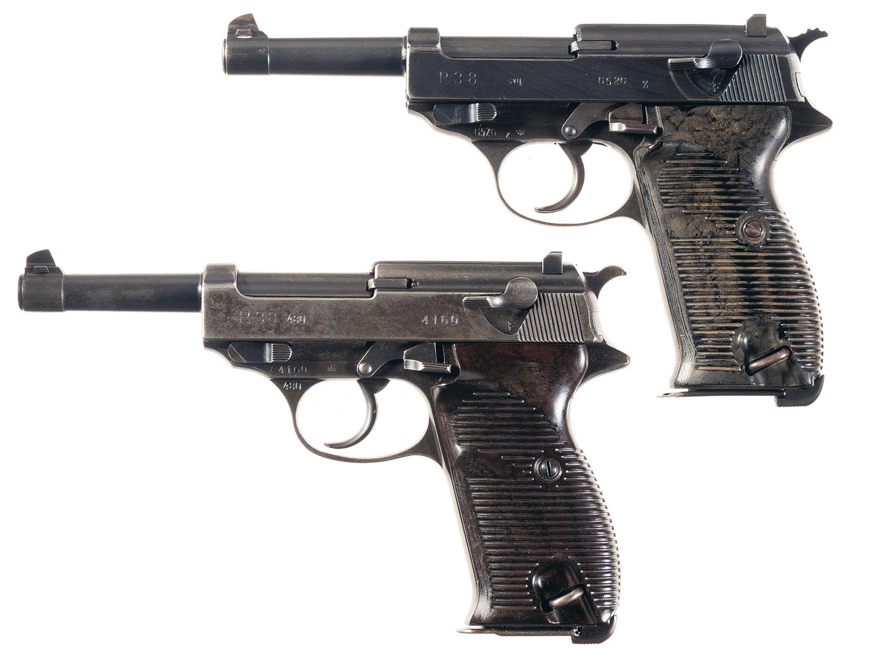 Two P-38 Semi-Automatic Pistols | Rock Island Auction