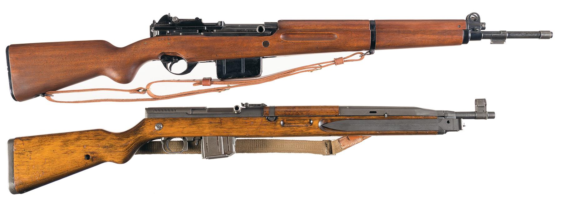 Two Semi-Automatic Military Rifles | Rock Island Auction