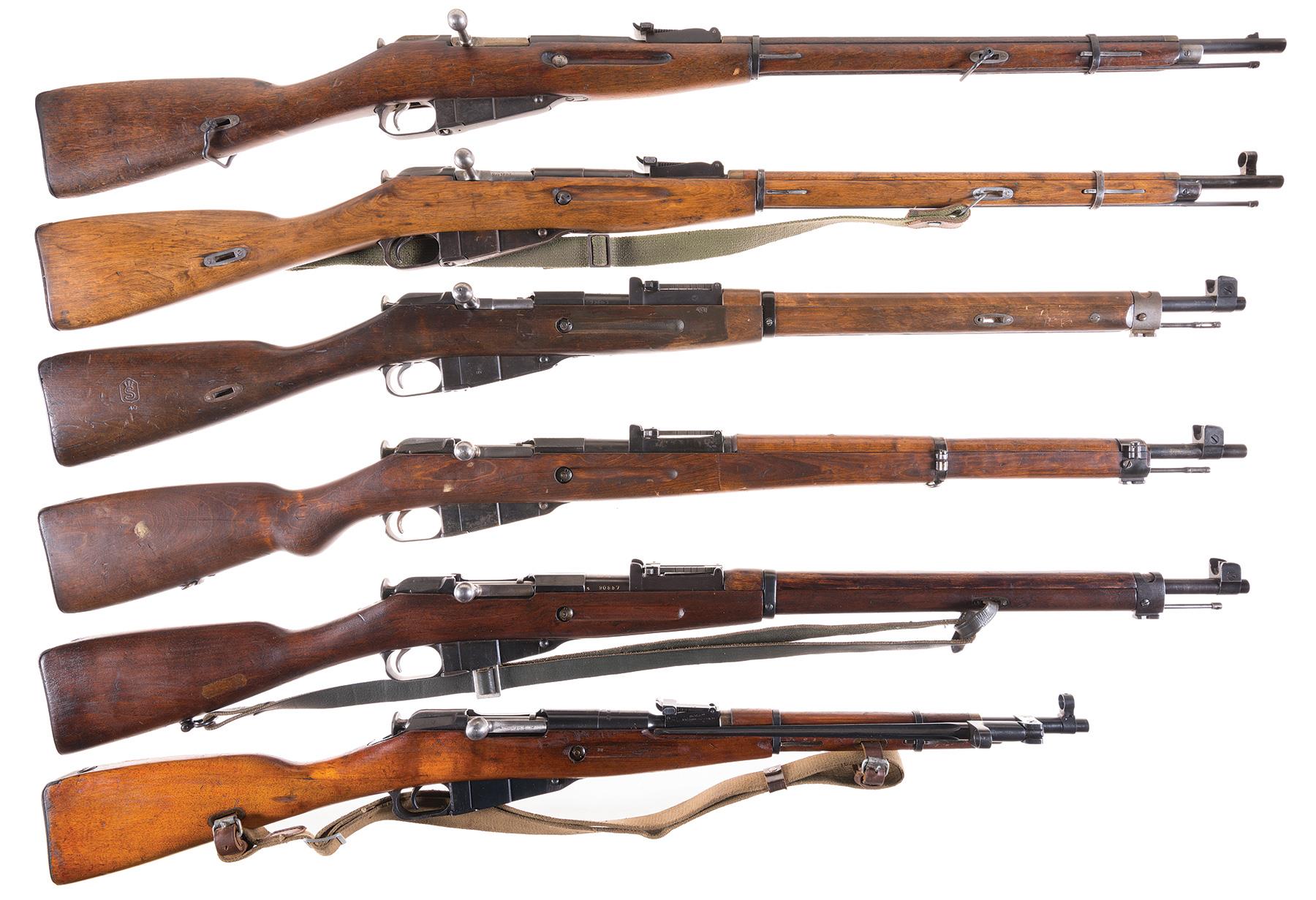 Six Mosin Nagant Bolt Action Long Guns | Rock Island Auction