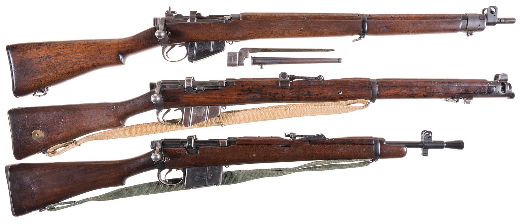 Three British Bolt Action Military Rifles | Rock Island Auction