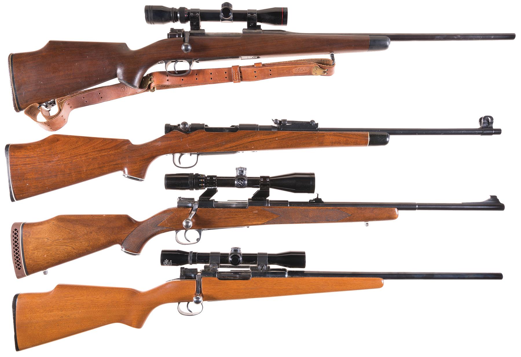 Four European Sporting Bolt Action Rifles | Rock Island Auction