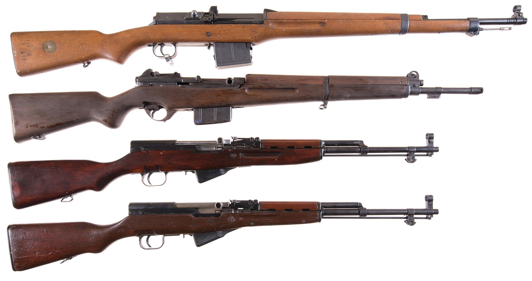 Four Semi-Automatic Military Style Long Guns | Rock Island Auction
