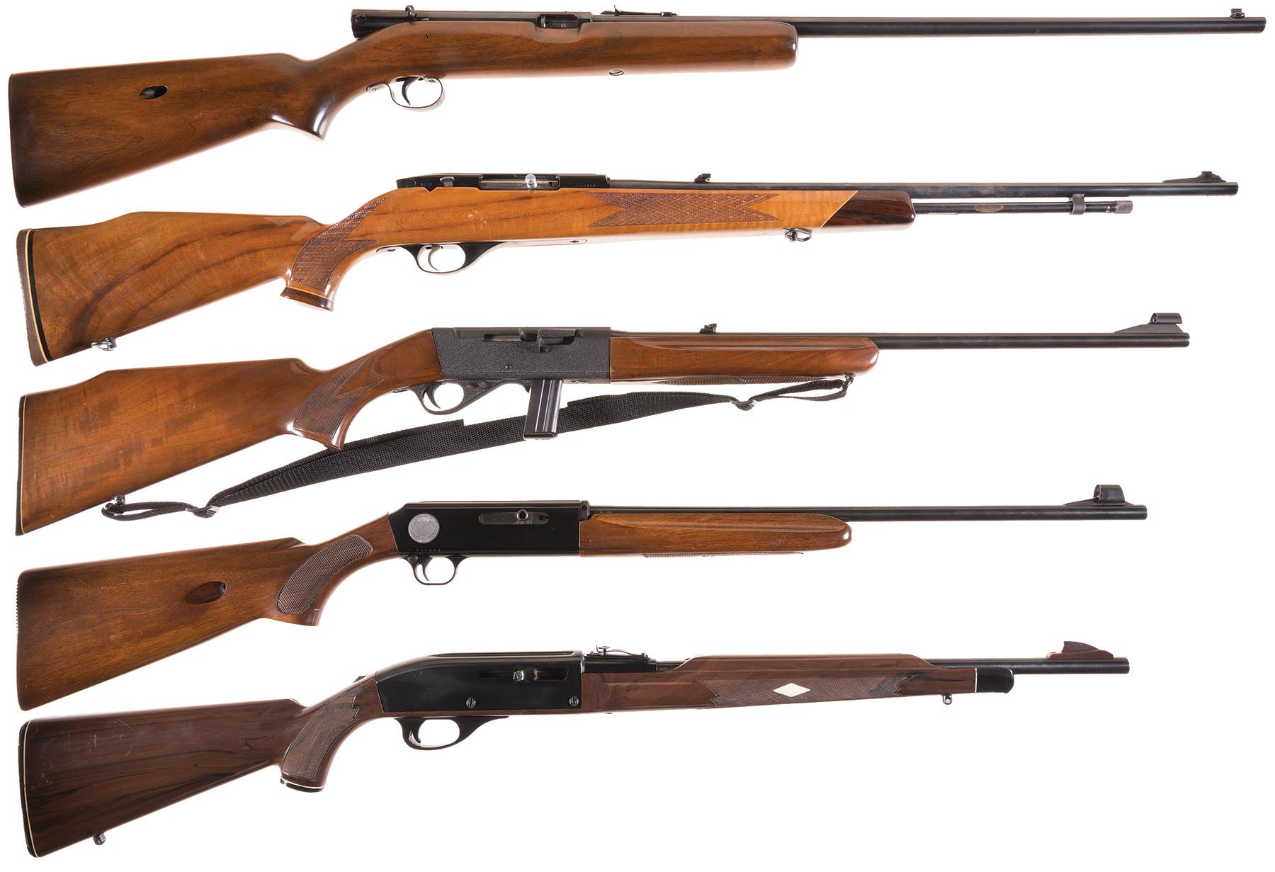 Five Rimfire Semi-Automatic Rifles | Rock Island Auction