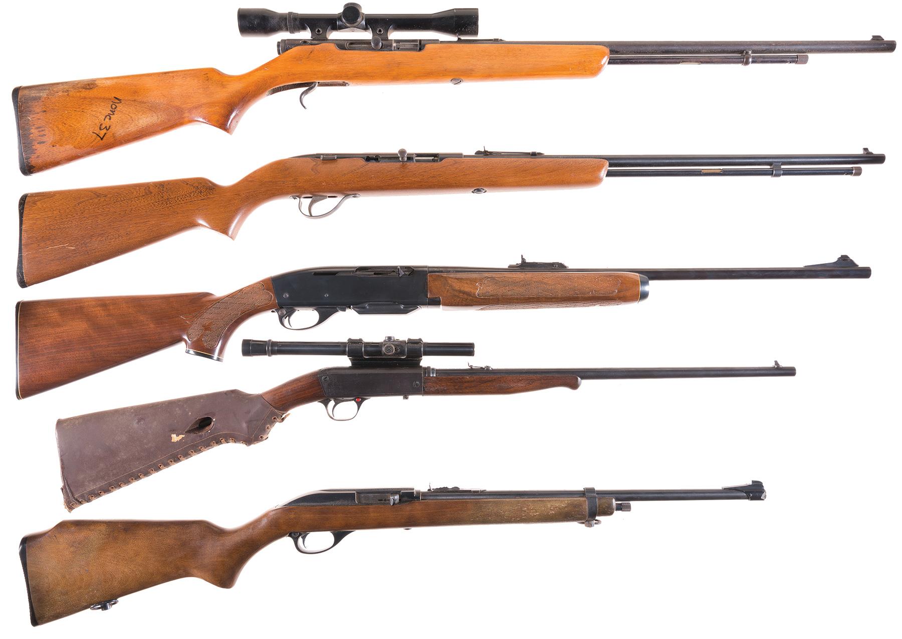 Five Semi-Automatic Sporting Rifles | Rock Island Auction
