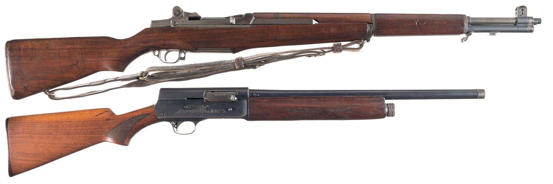 Two U.S. Semi-Automatic Long Guns | Rock Island Auction