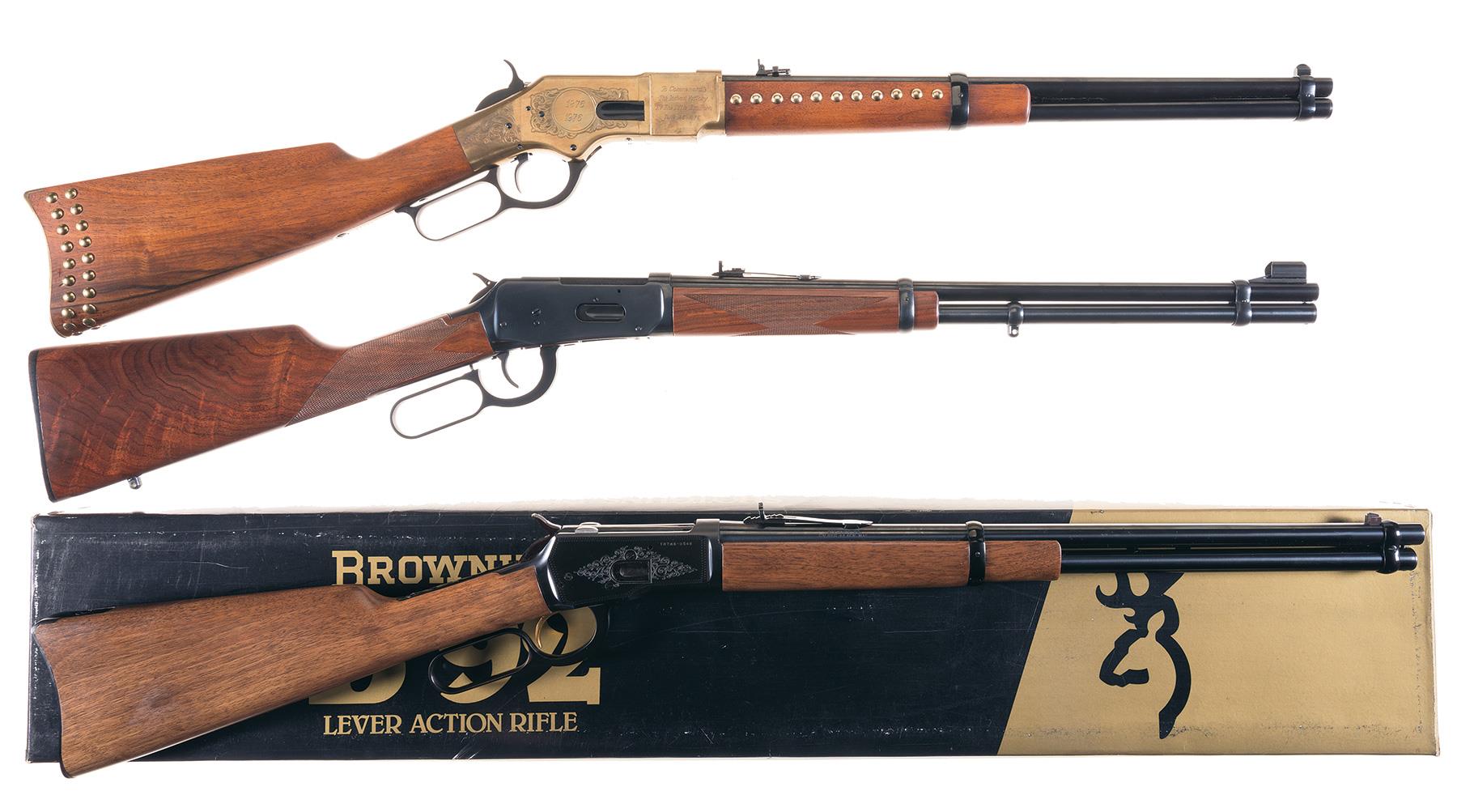 Three Sporting Lever Action Long Guns | Rock Island Auction