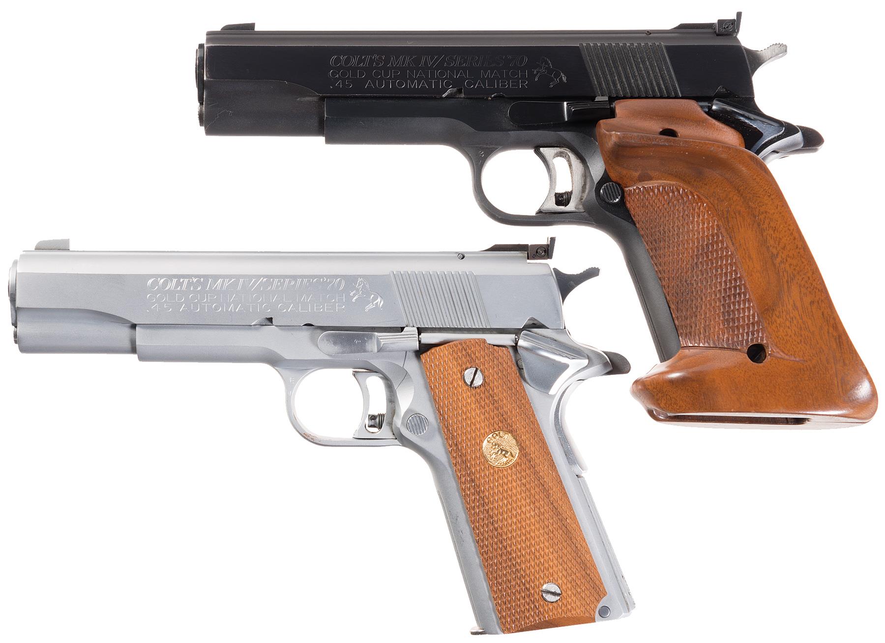 Two Colt Semi-Automatic Pistols | Rock Island Auction