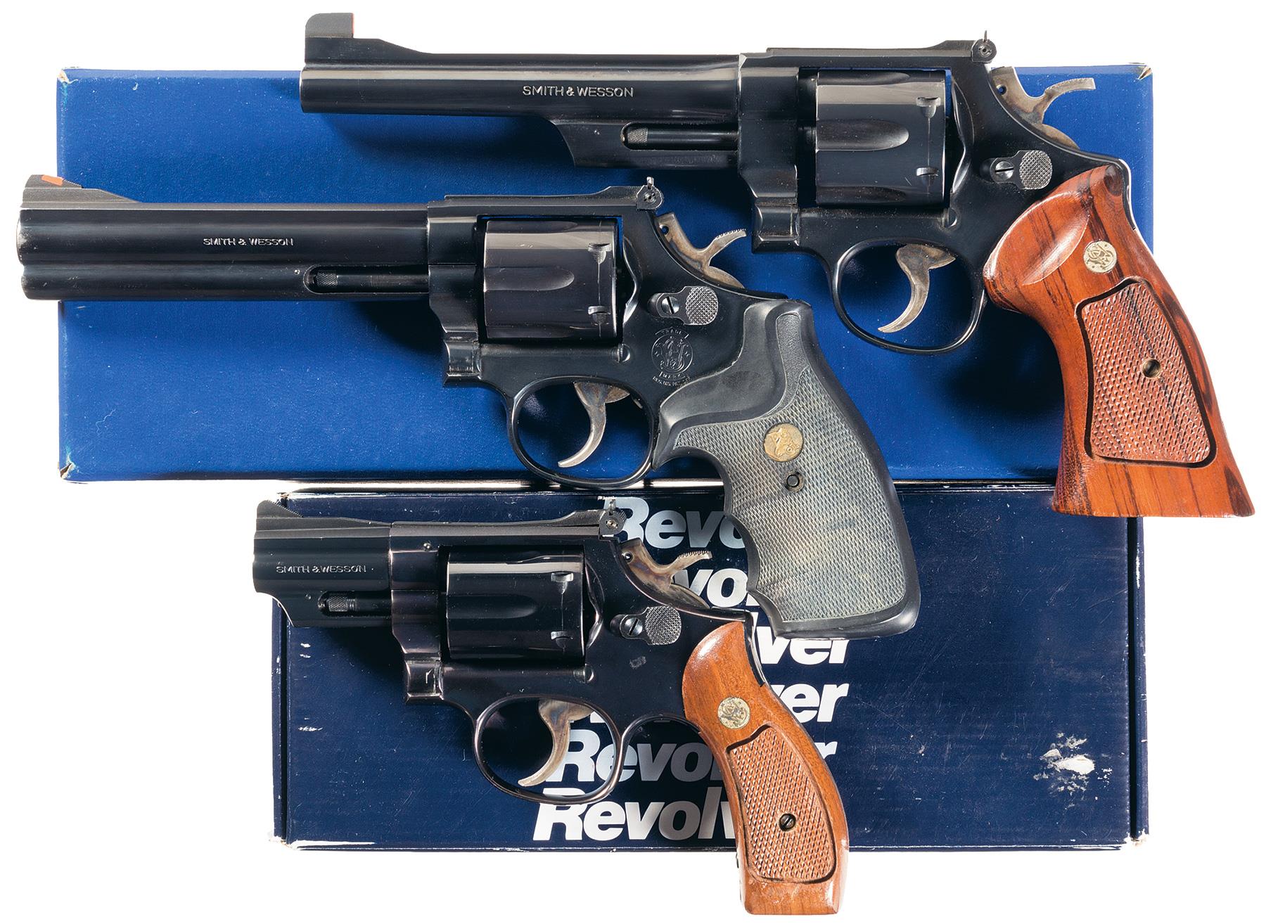 Three Smith & Wesson Revolvers | Rock Island Auction