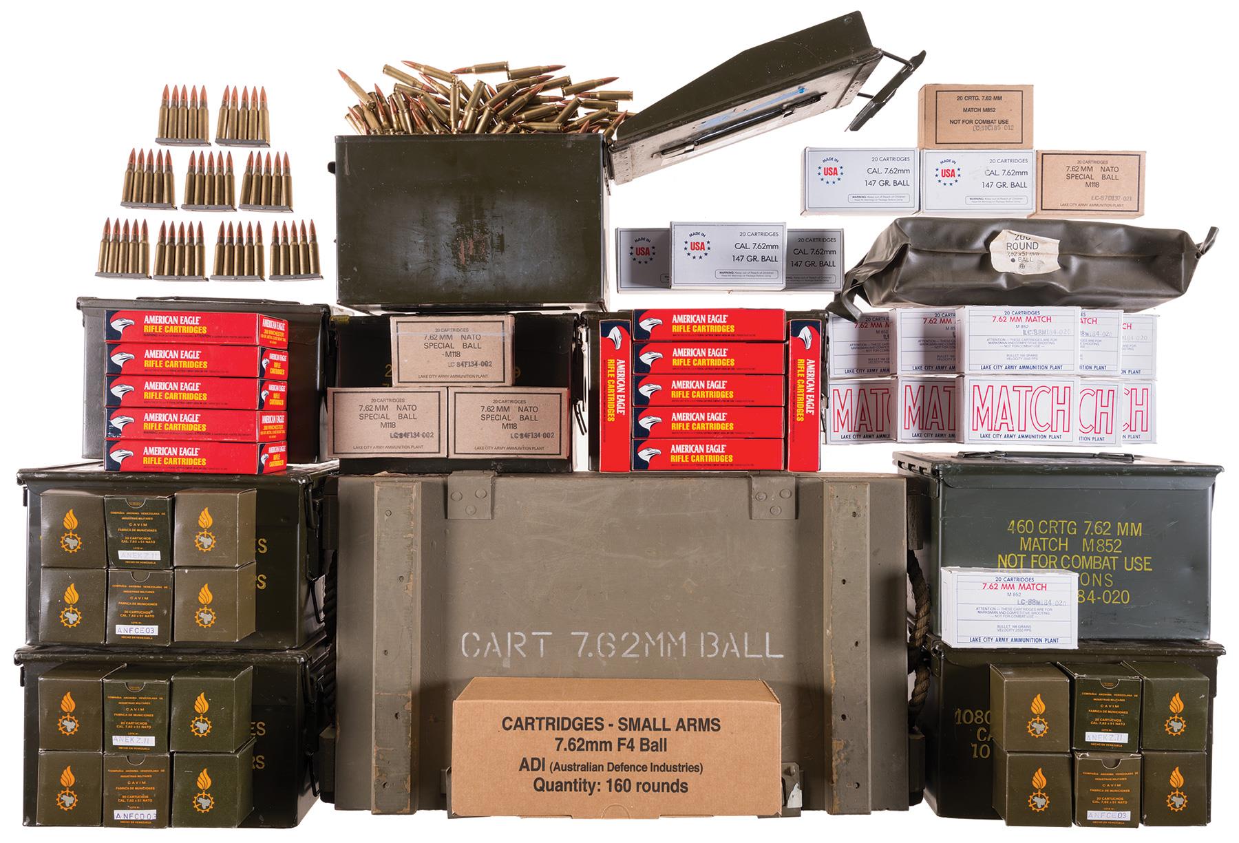 Large Grouping of Rifle Ammunition | Rock Island Auction