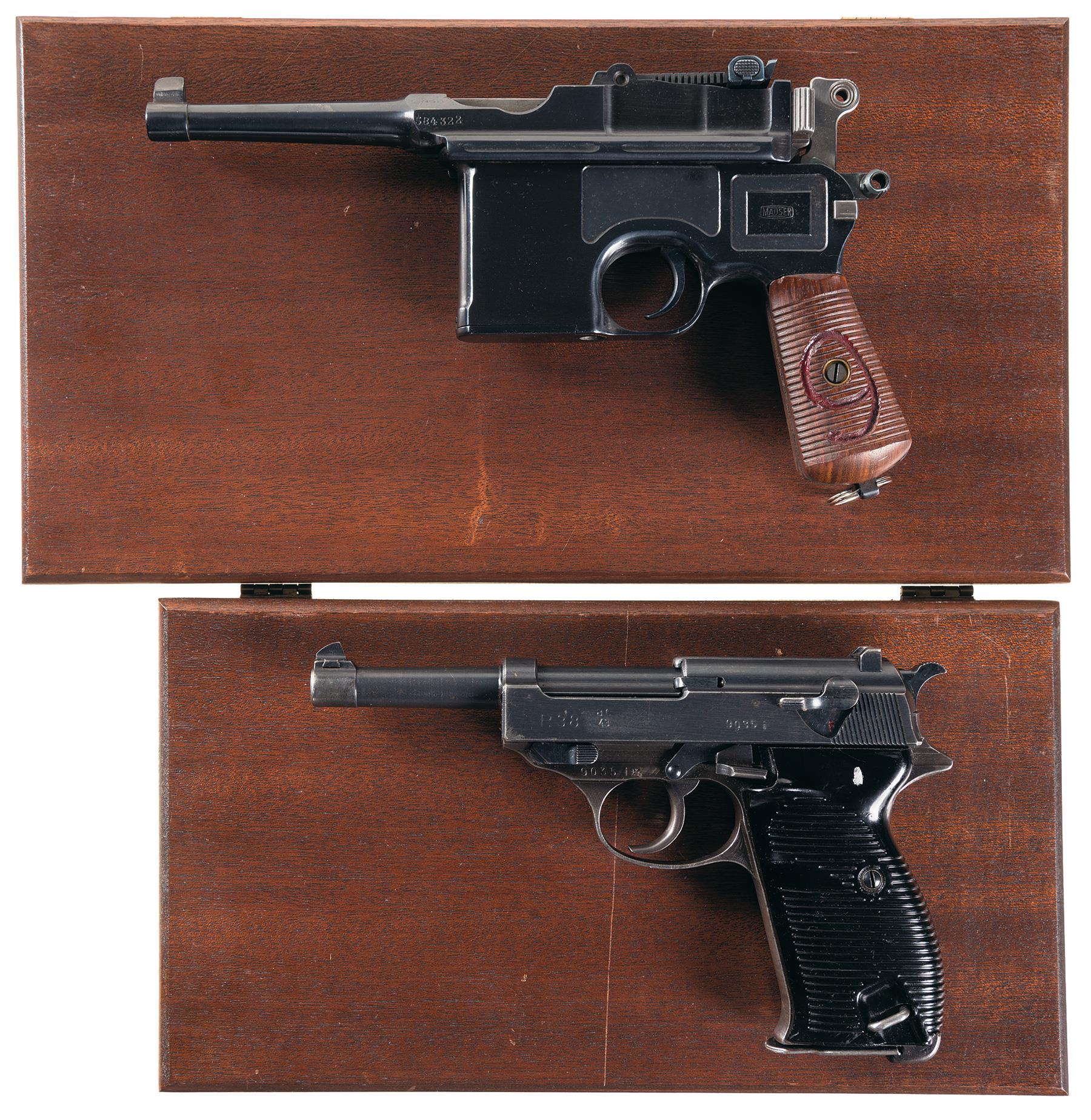 Two German Semi-Automatic Pistols with Cases | Rock Island Auction