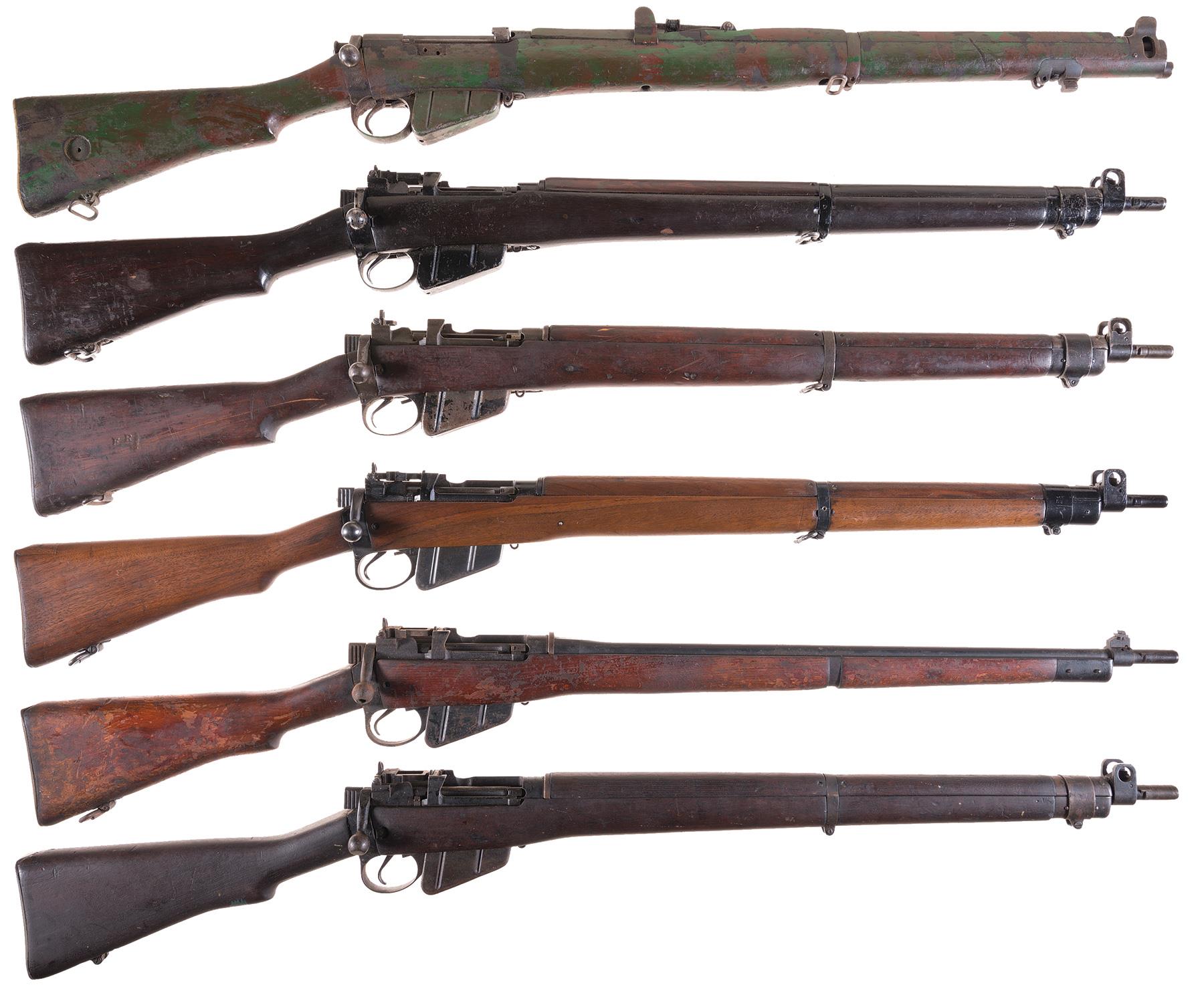 Six Enfield Pattern Bolt Action Military Rifles | Rock Island Auction