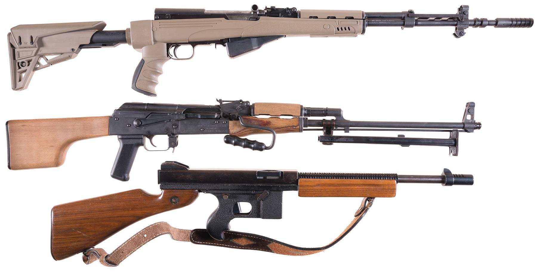 Three Semi-Automatic Long Guns | Rock Island Auction