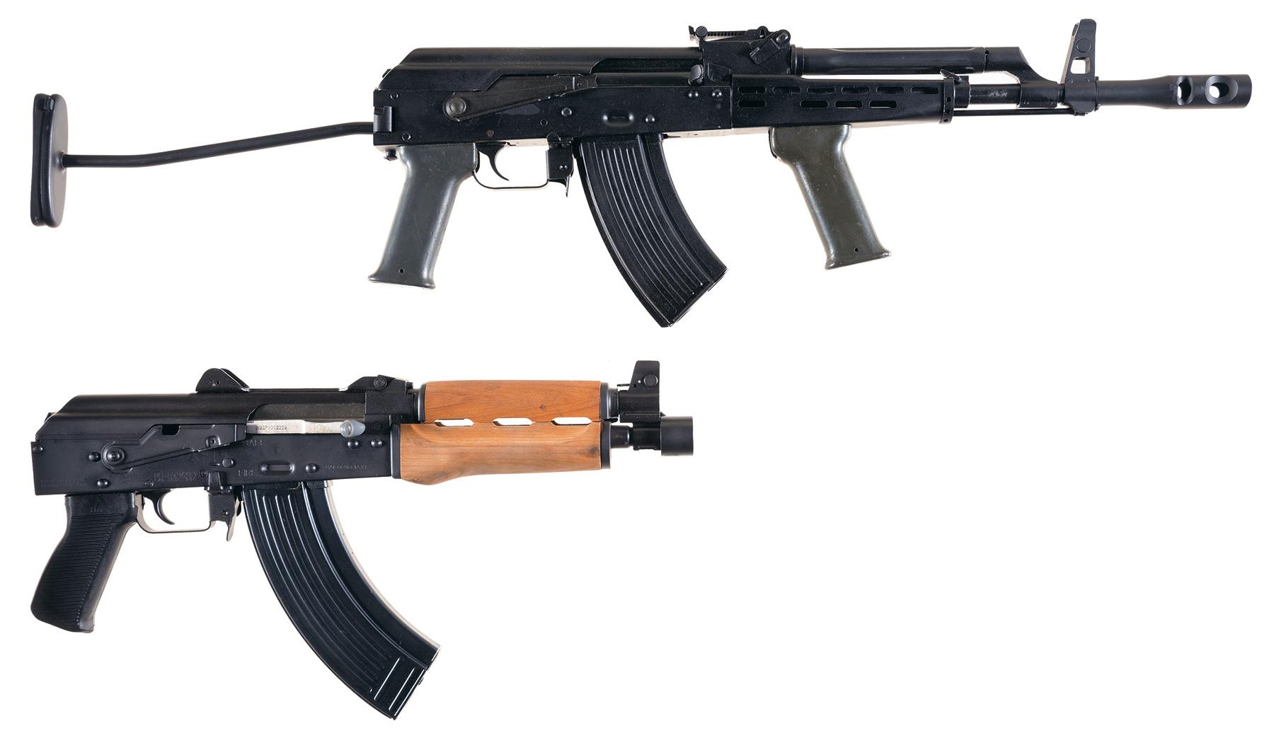 Two AK-Pattern Semi-Automatic Weapons | Rock Island Auction