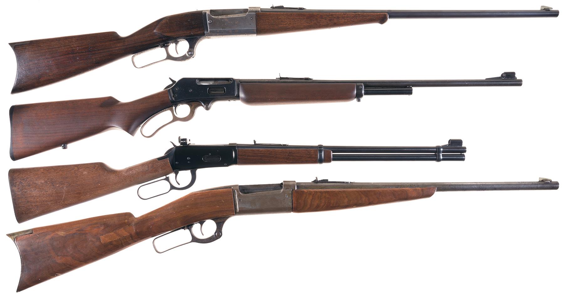 Four Lever Action Long Guns | Rock Island Auction
